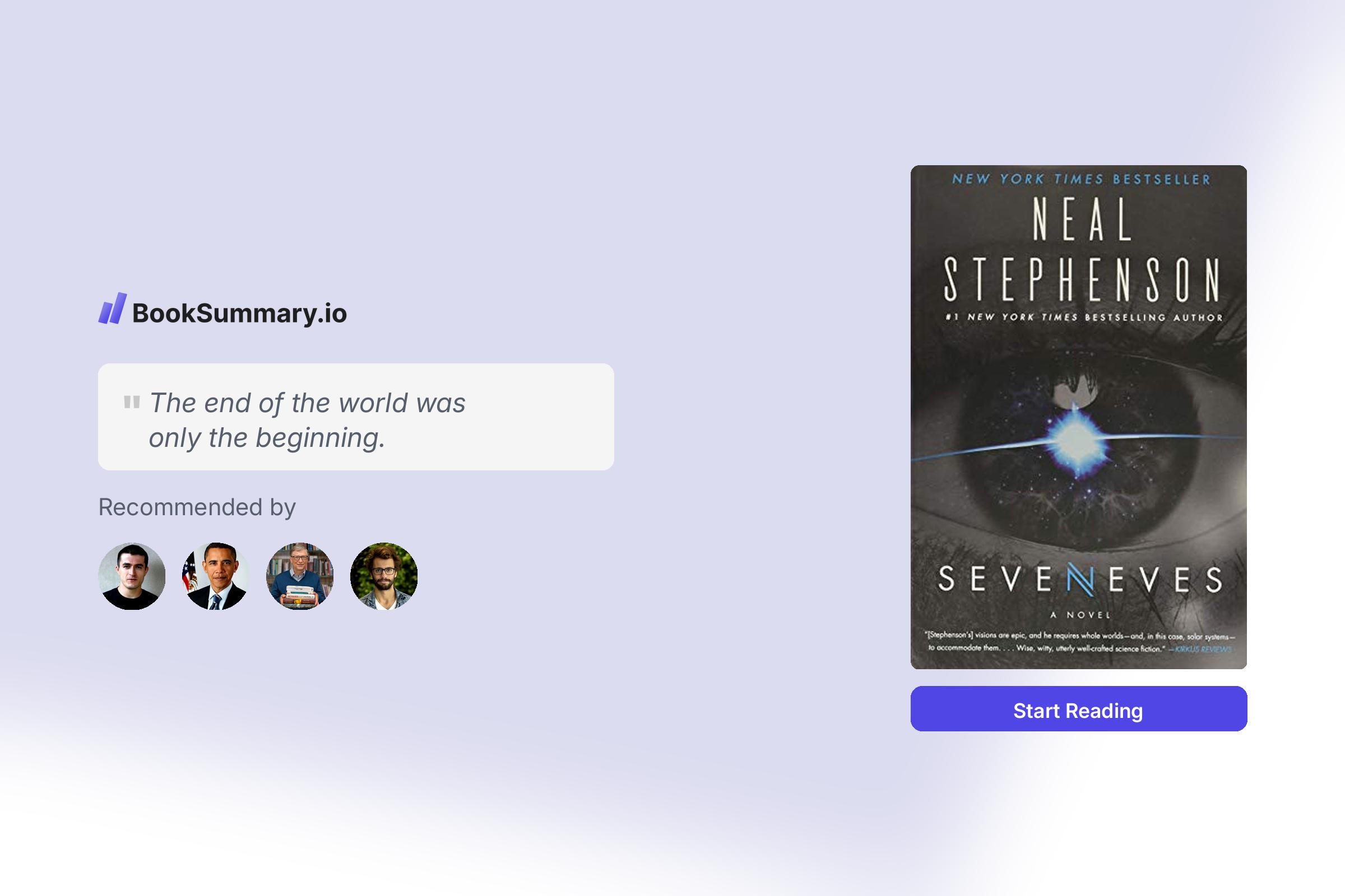 Seveneves Book Summary