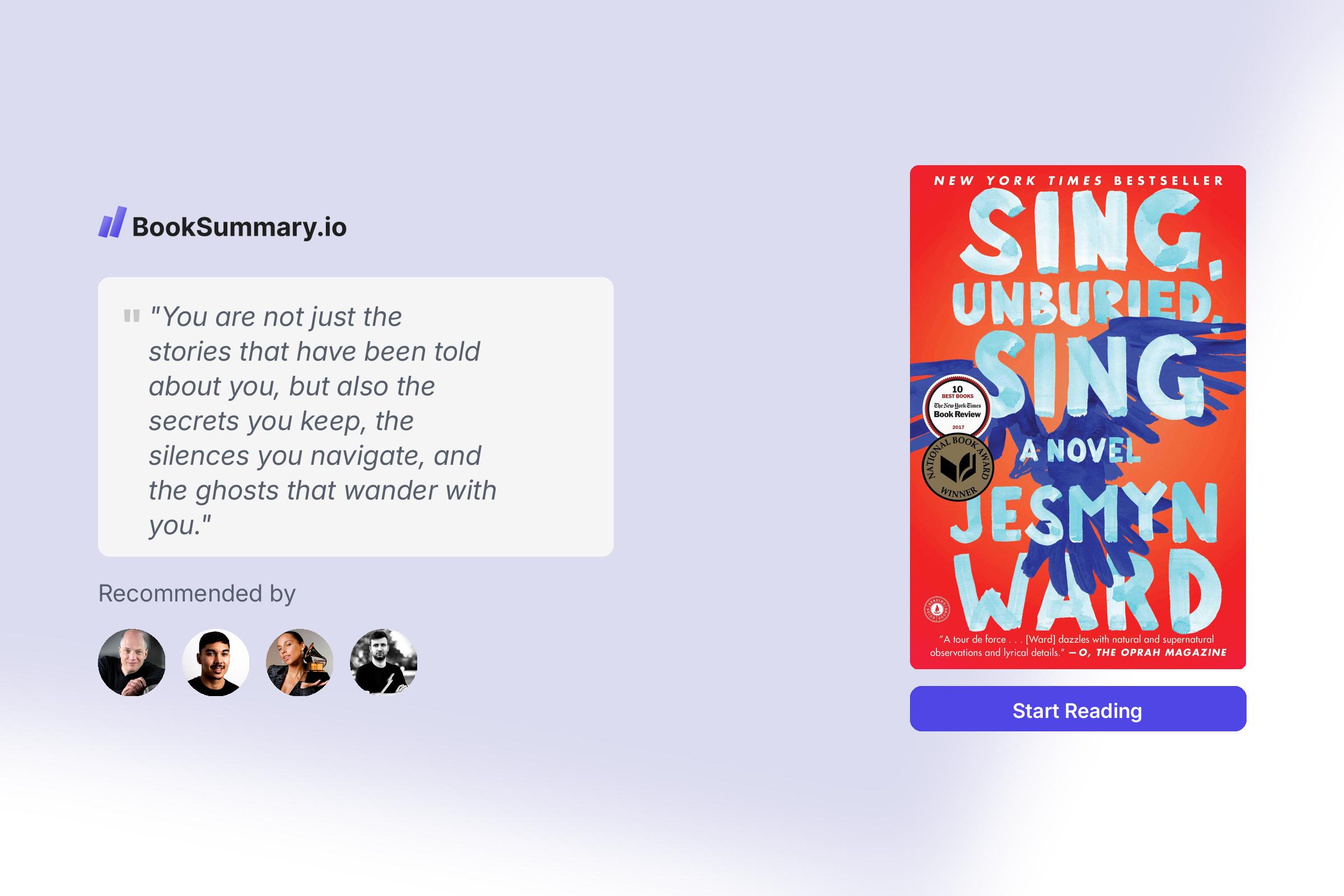 Sing, Unburied, Sing Book Summary