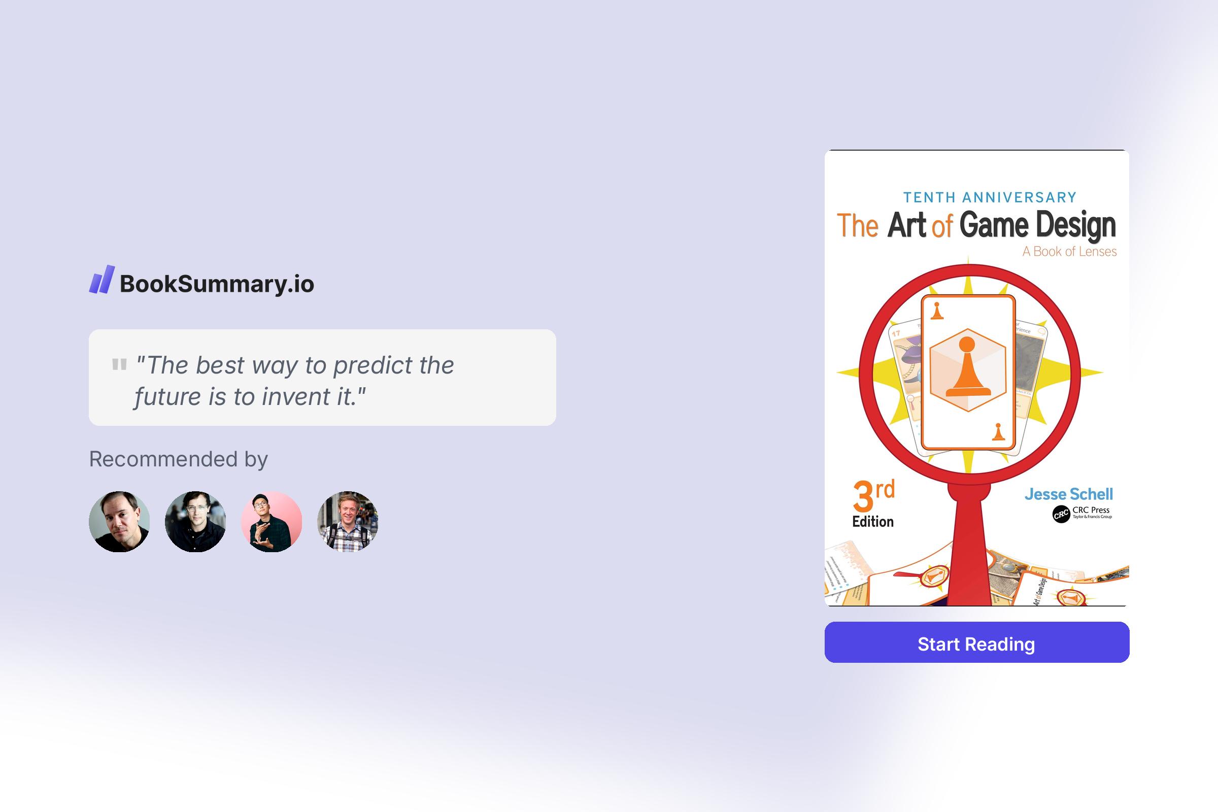 The Art of Game Design Book Summary