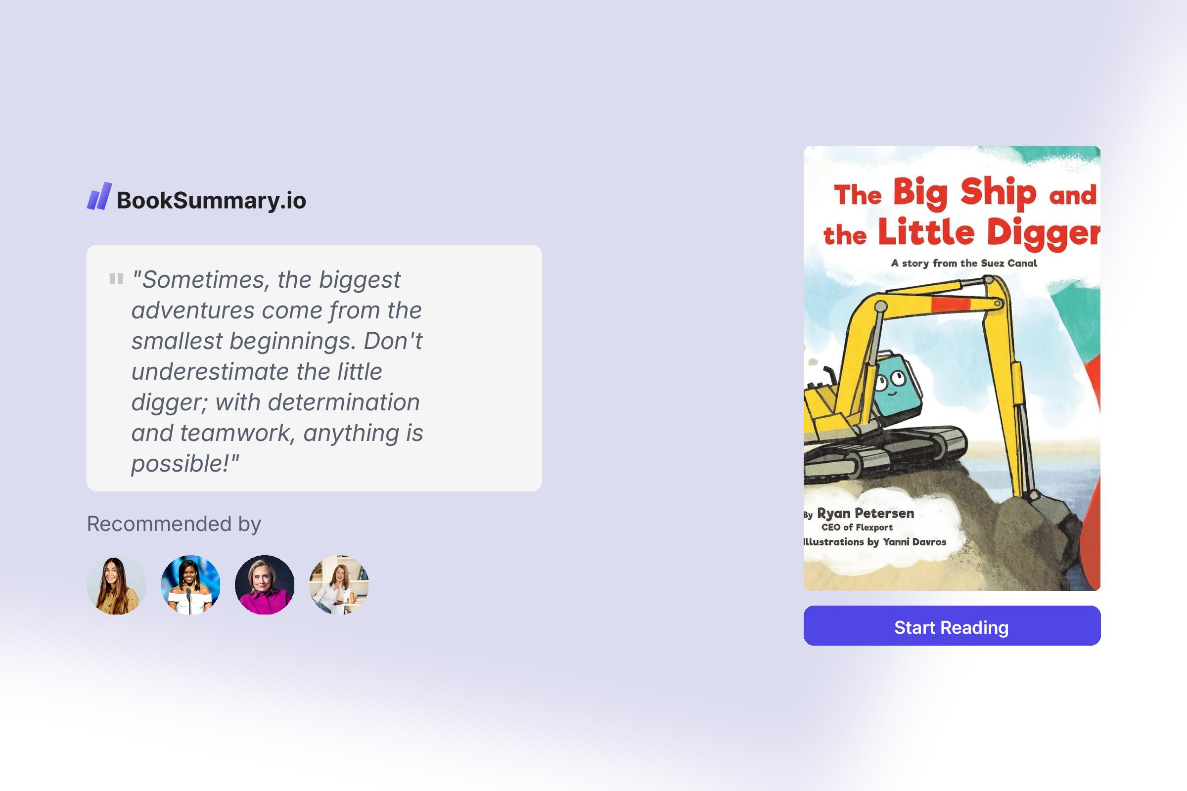 The Big Ship and the Little Digger Book Summary