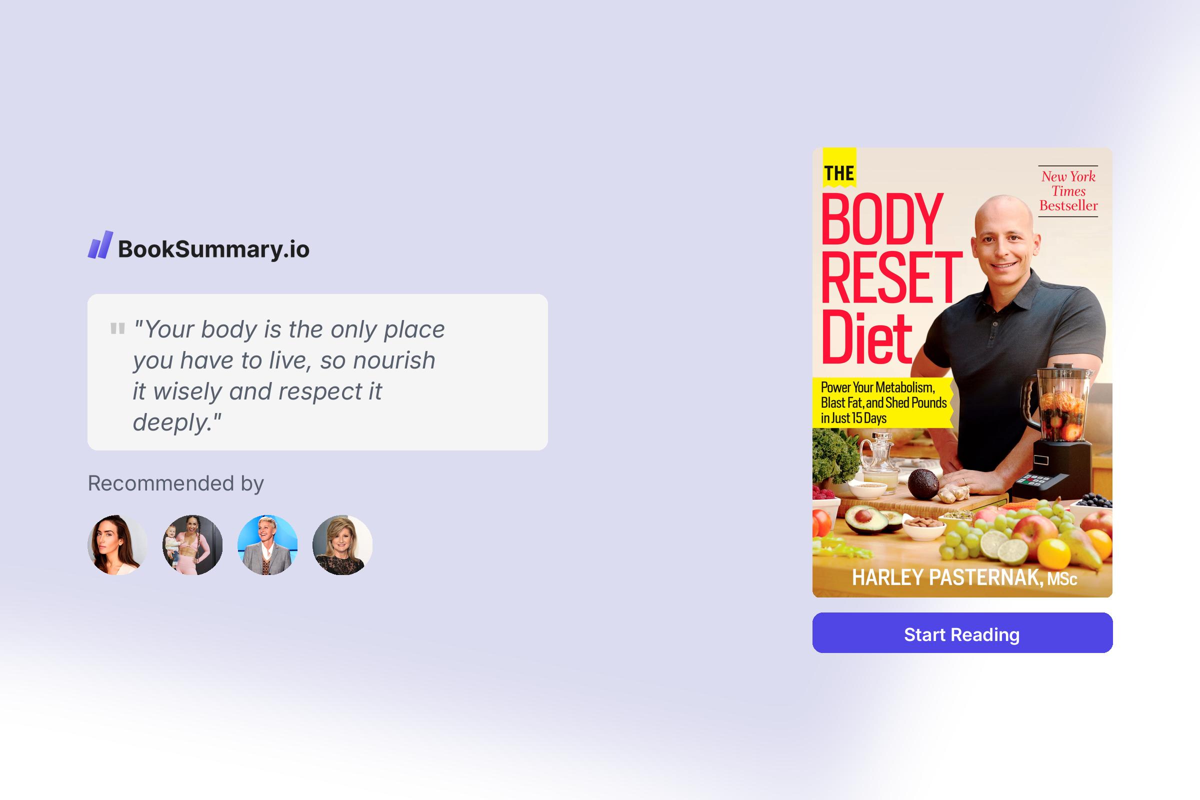 The Body Reset Diet Book Summary