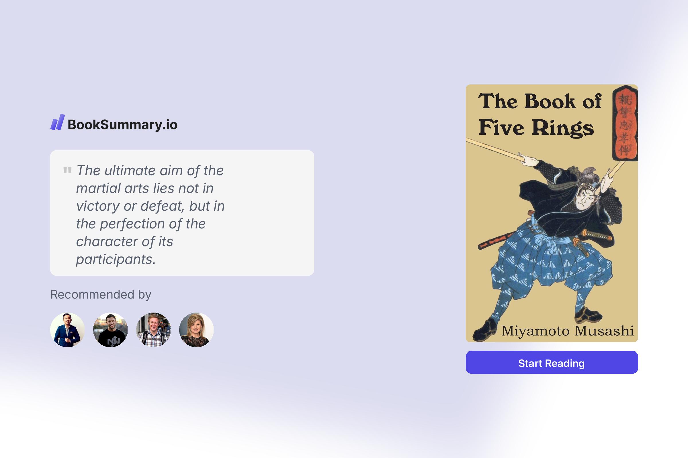 The Book of Five Rings Book Summary