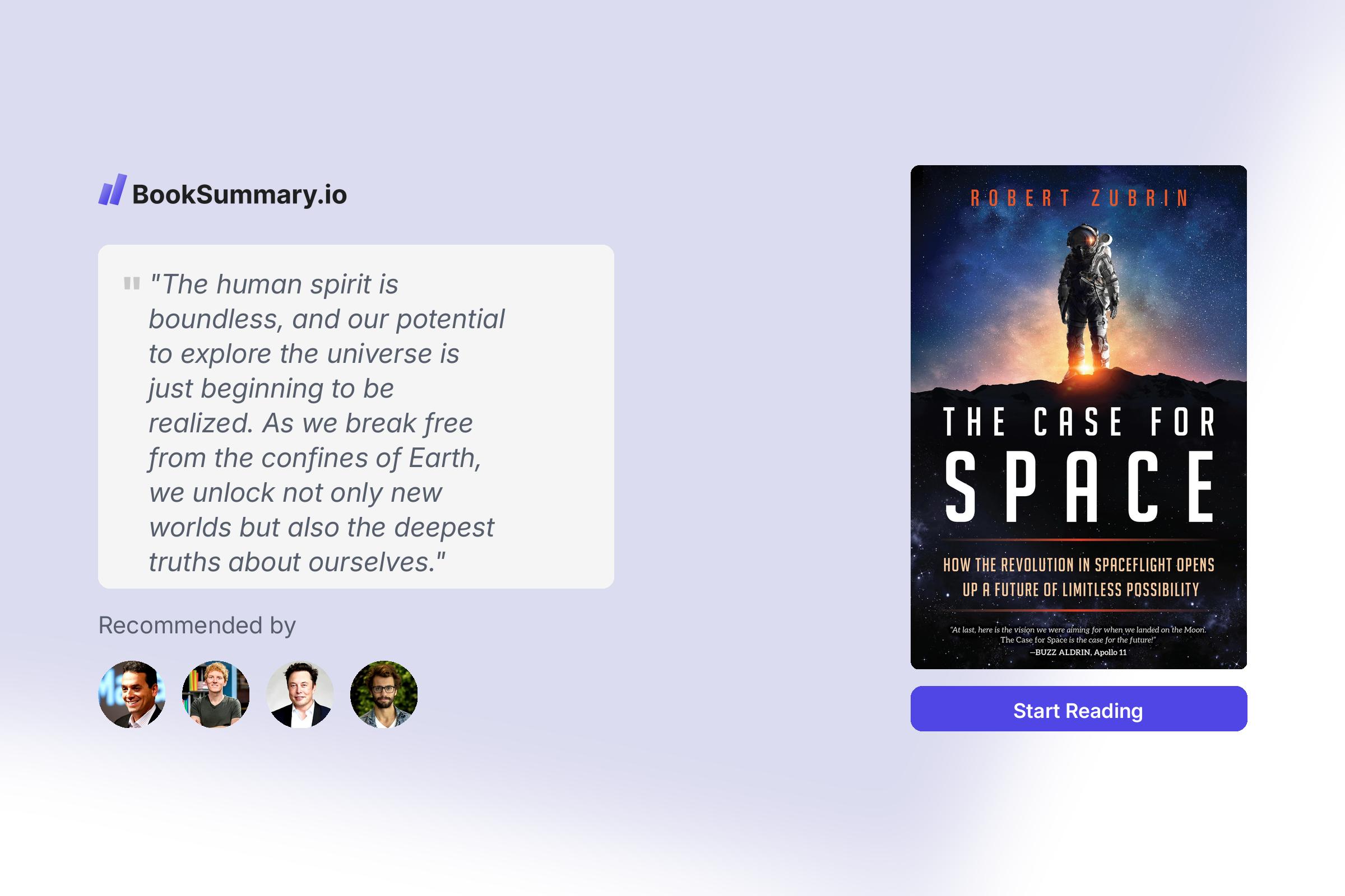 The Case for Space Book Summary