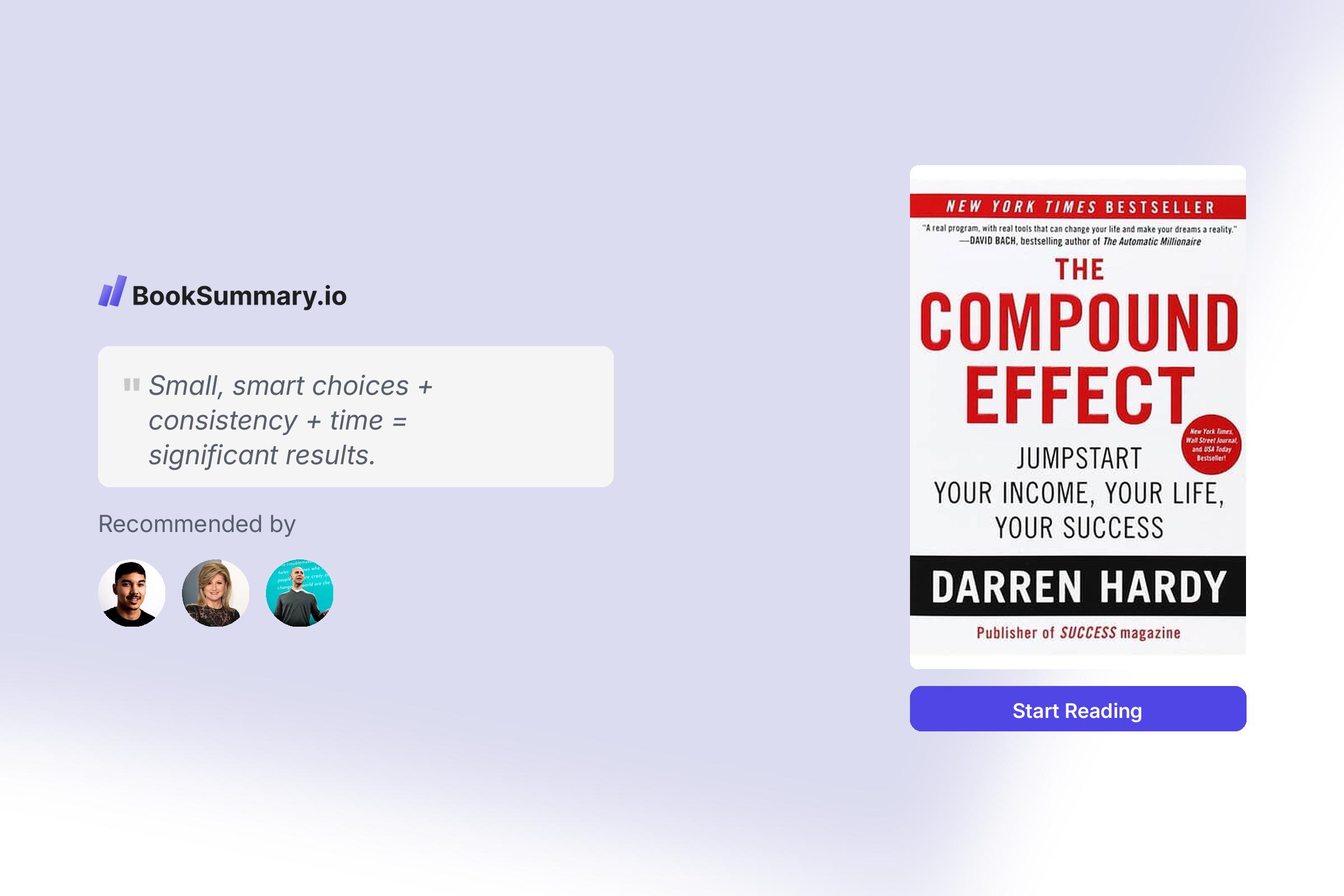 The Compound Effect Book Summary