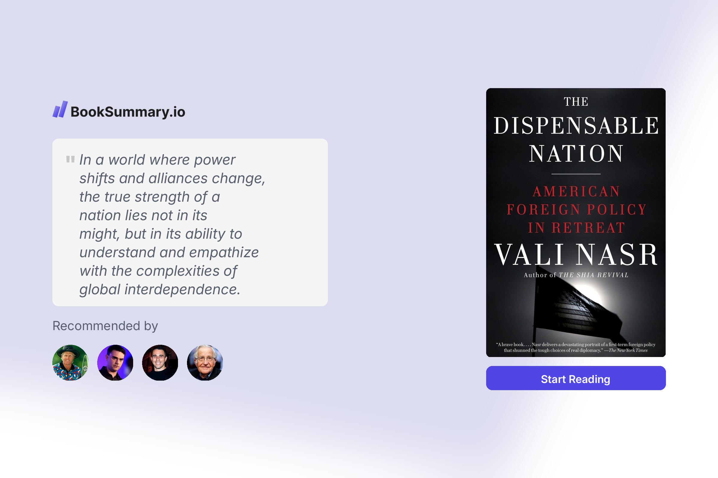 The Dispensable Nation Book Summary