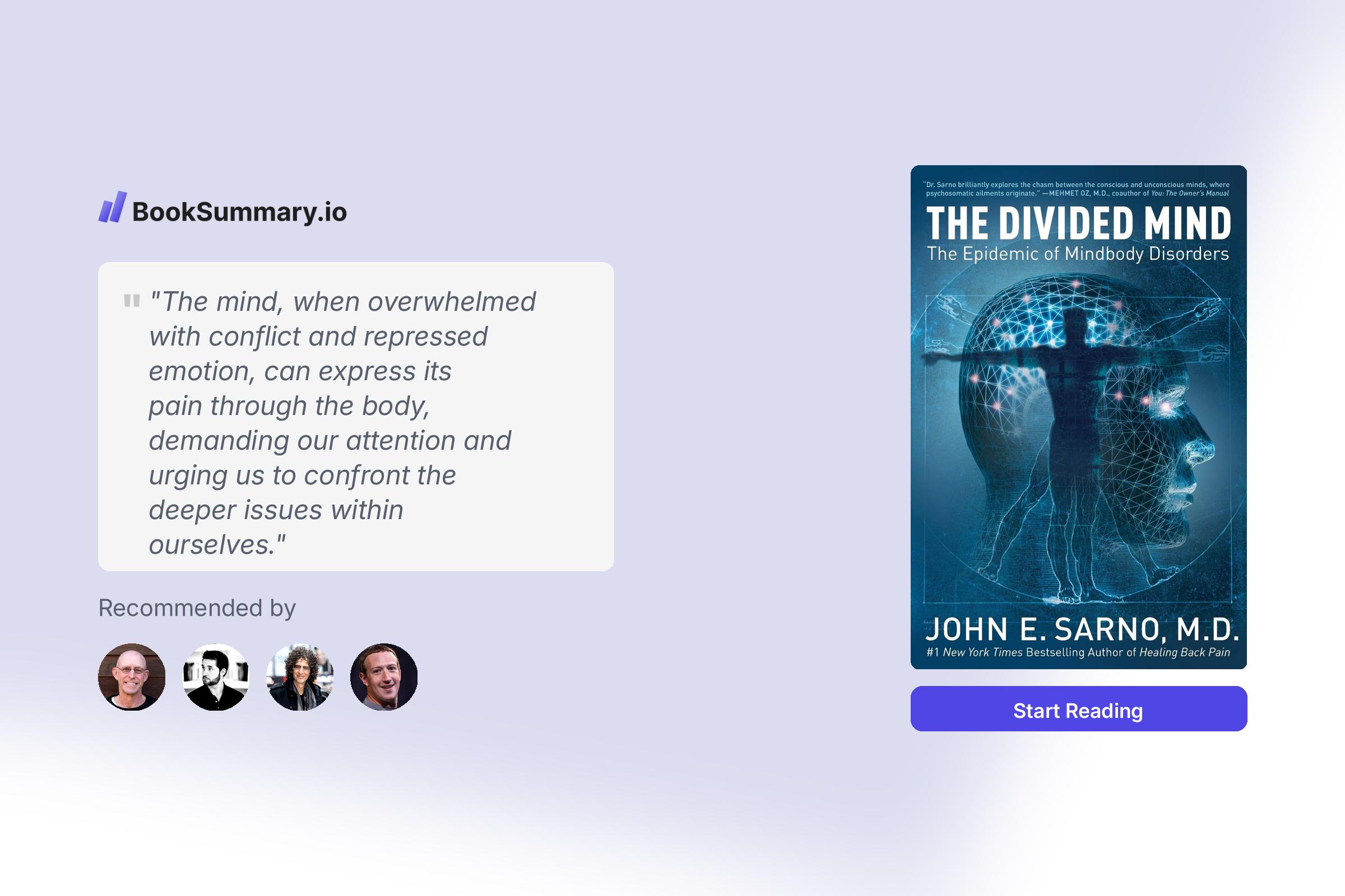 The Divided Mind Book Summary