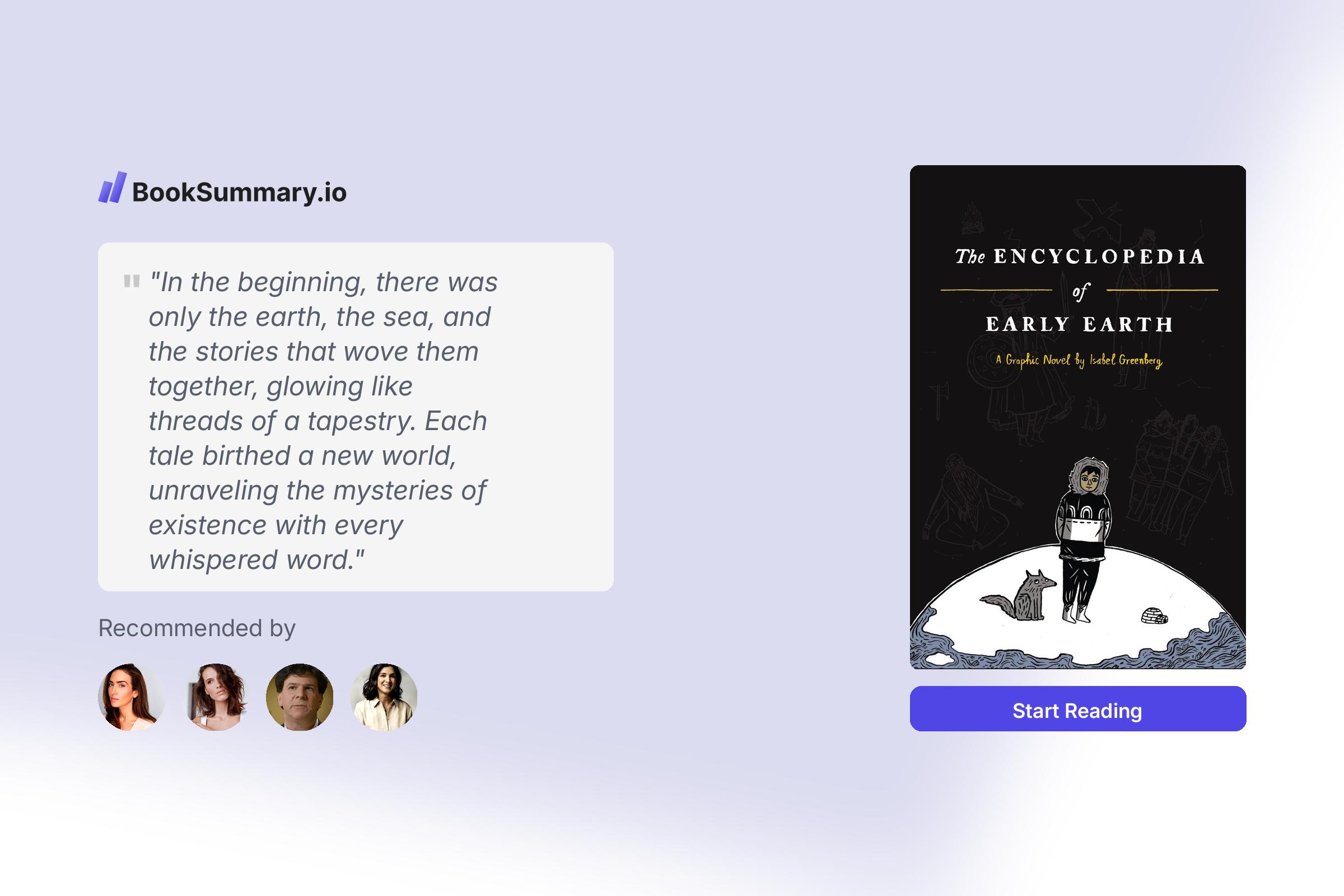 The Encyclopedia of Early Earth Book Summary