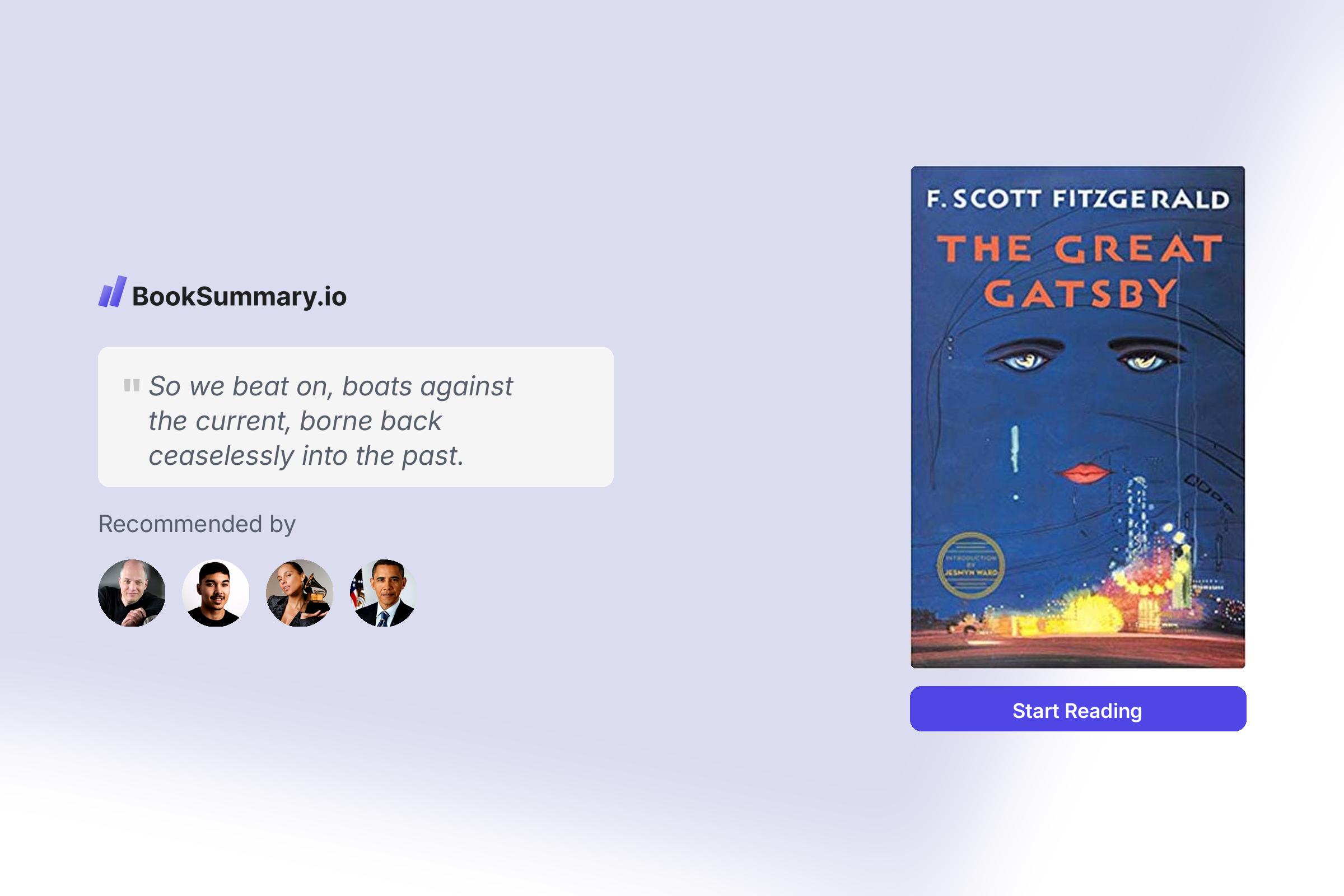 The Great Gatsby Book Summary