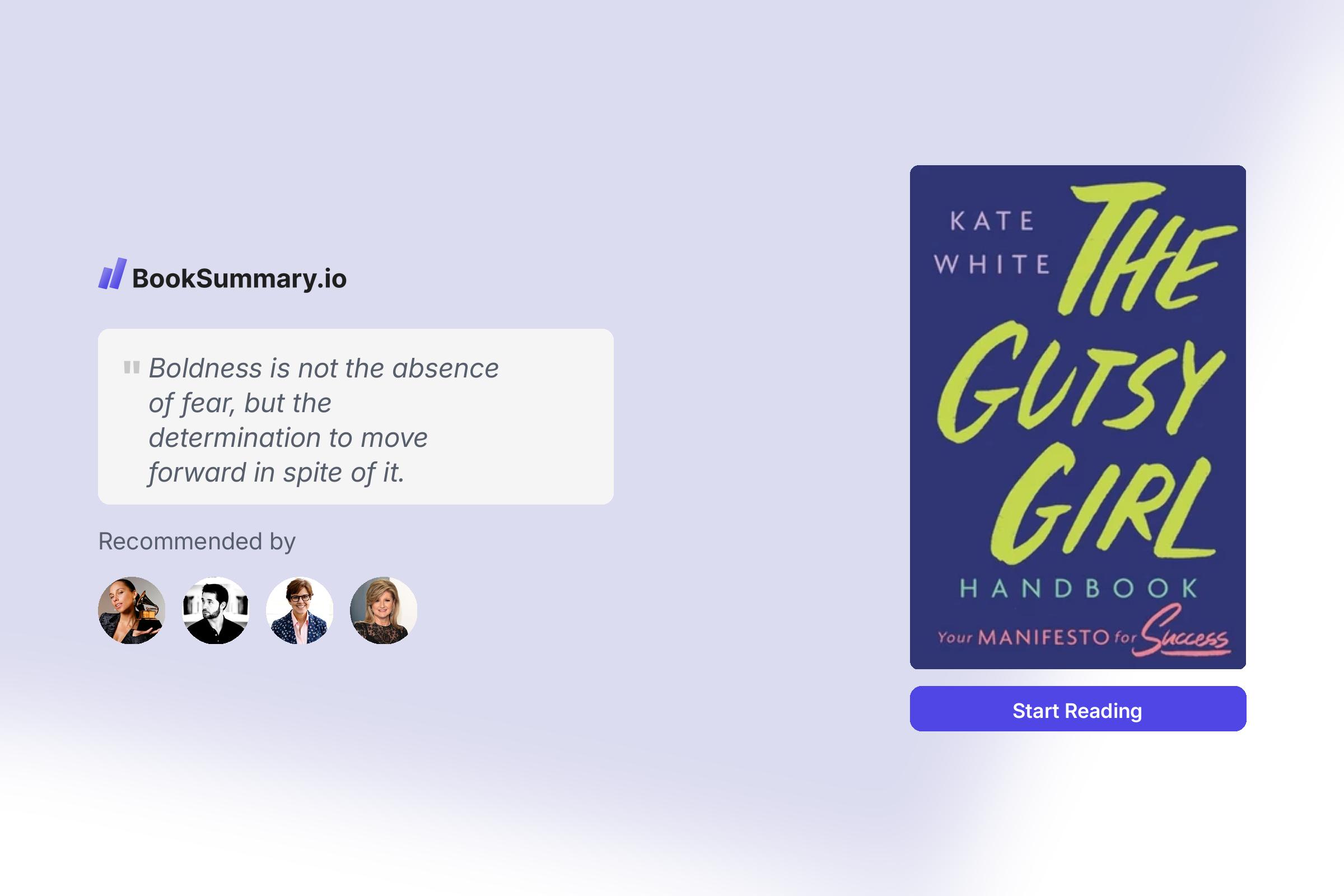 The Gutsy Girl Handbook Book Summary