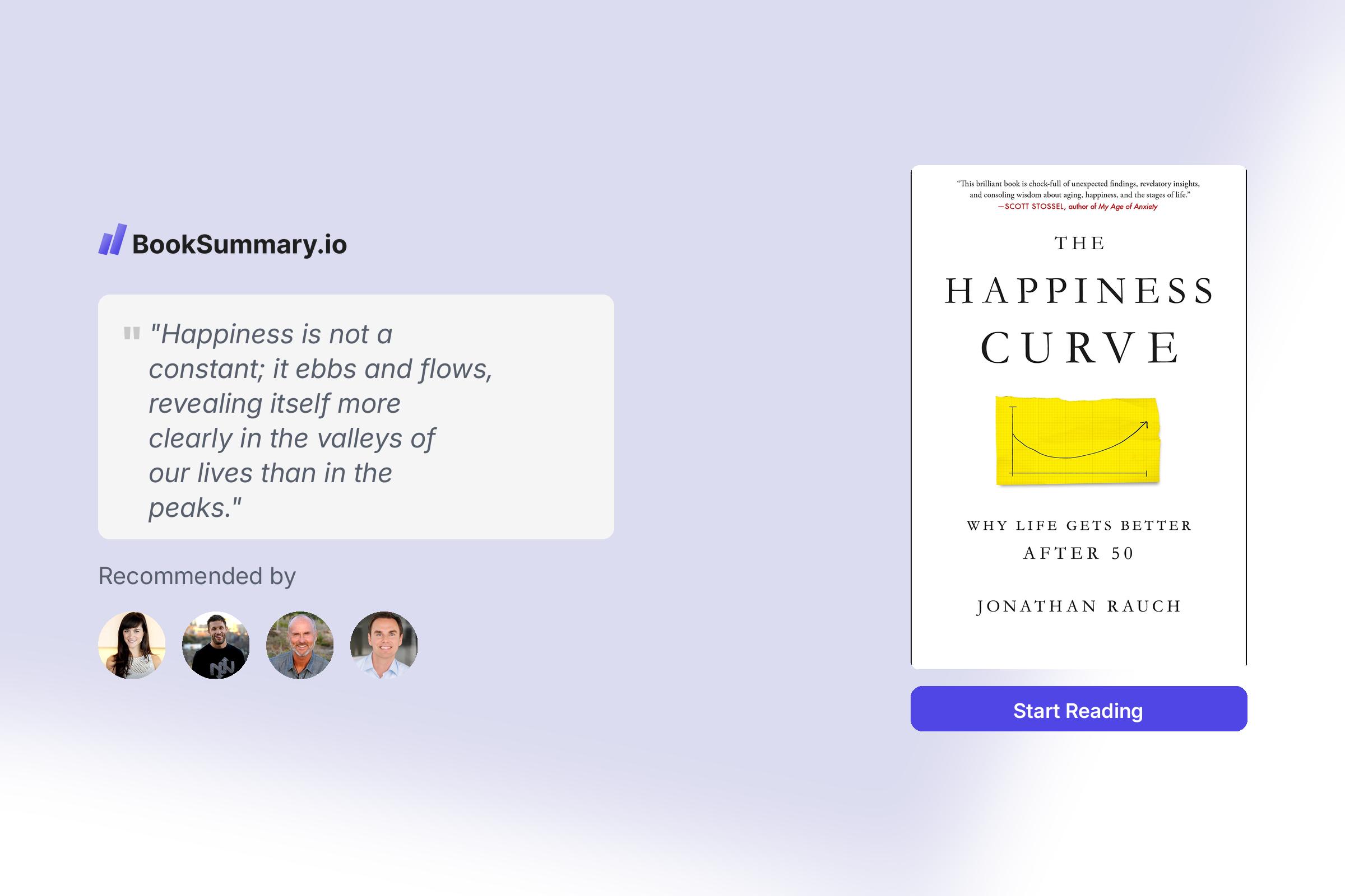 The Happiness Curve Book Summary
