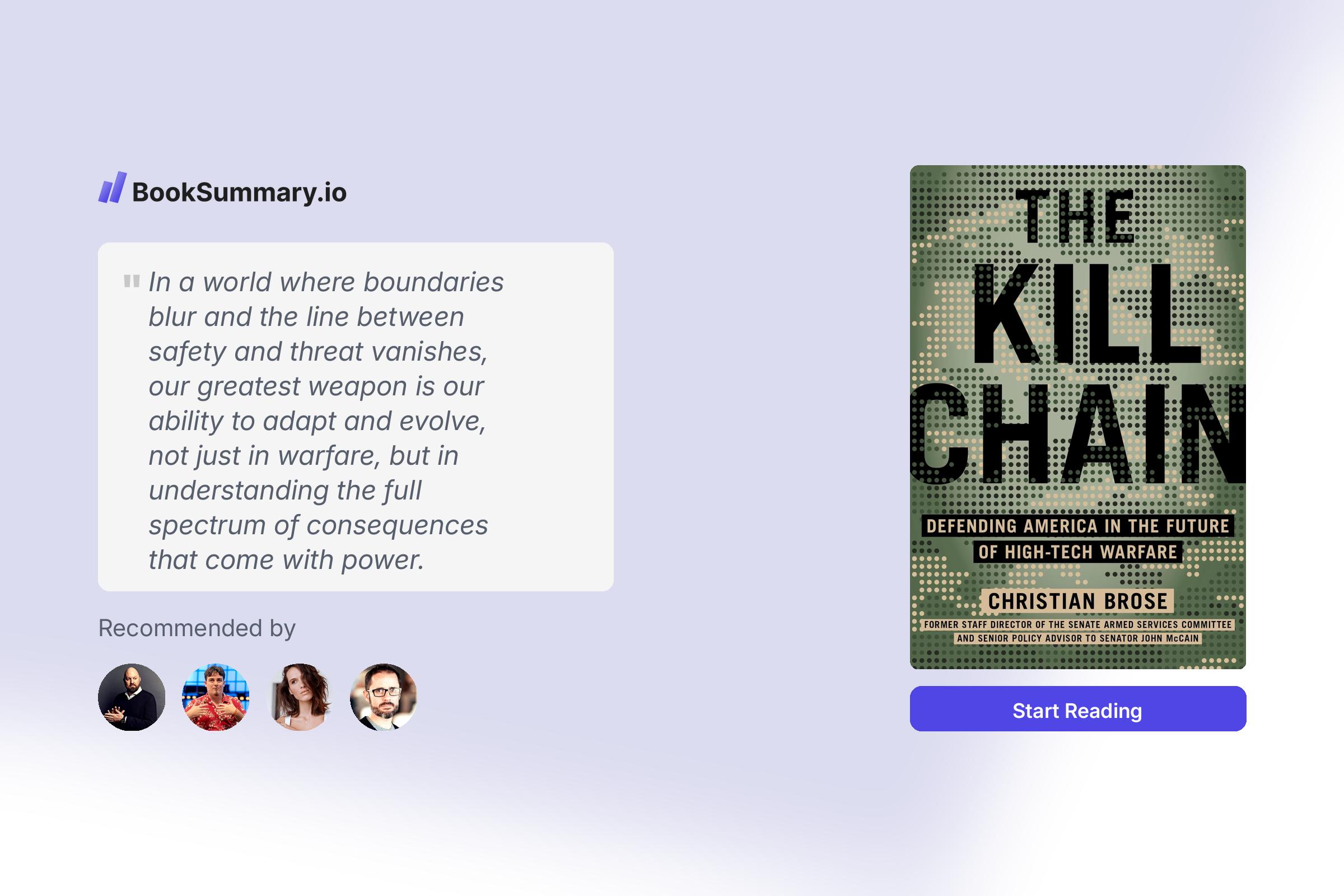 The Kill Chain Book Summary
