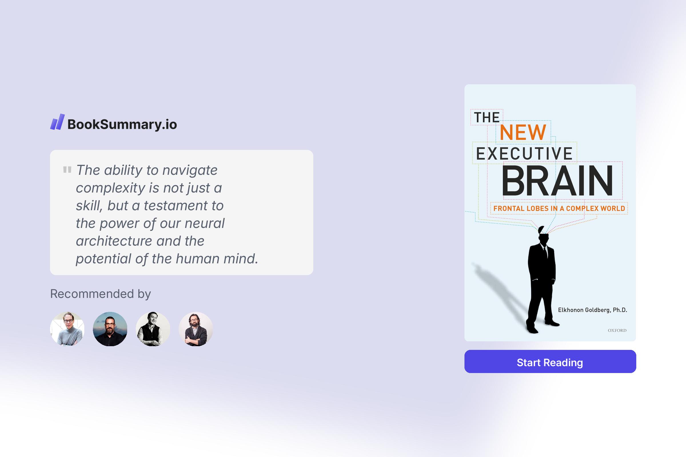 The New Executive Brain Book Summary