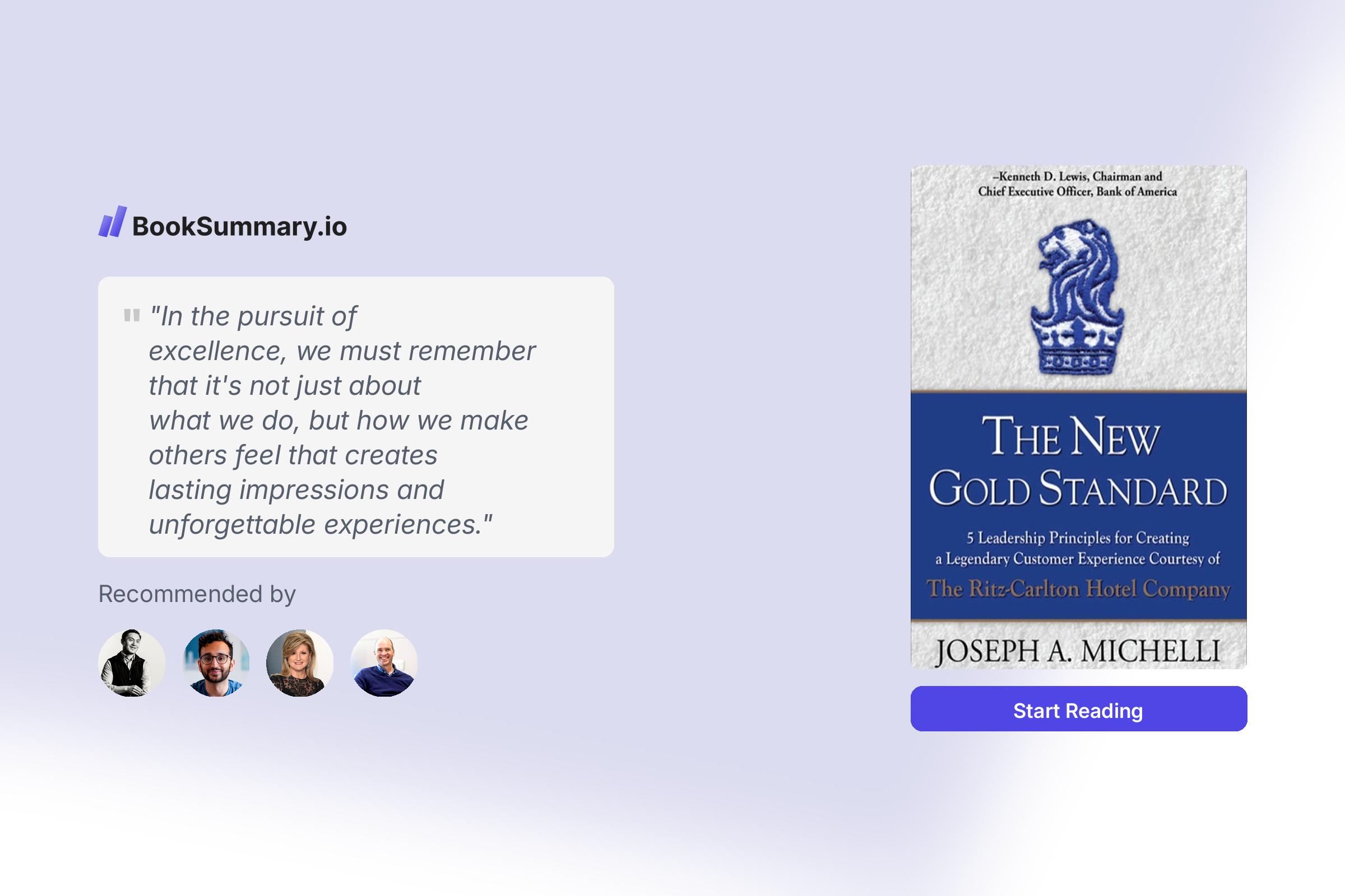 The New Gold Standard Book Summary