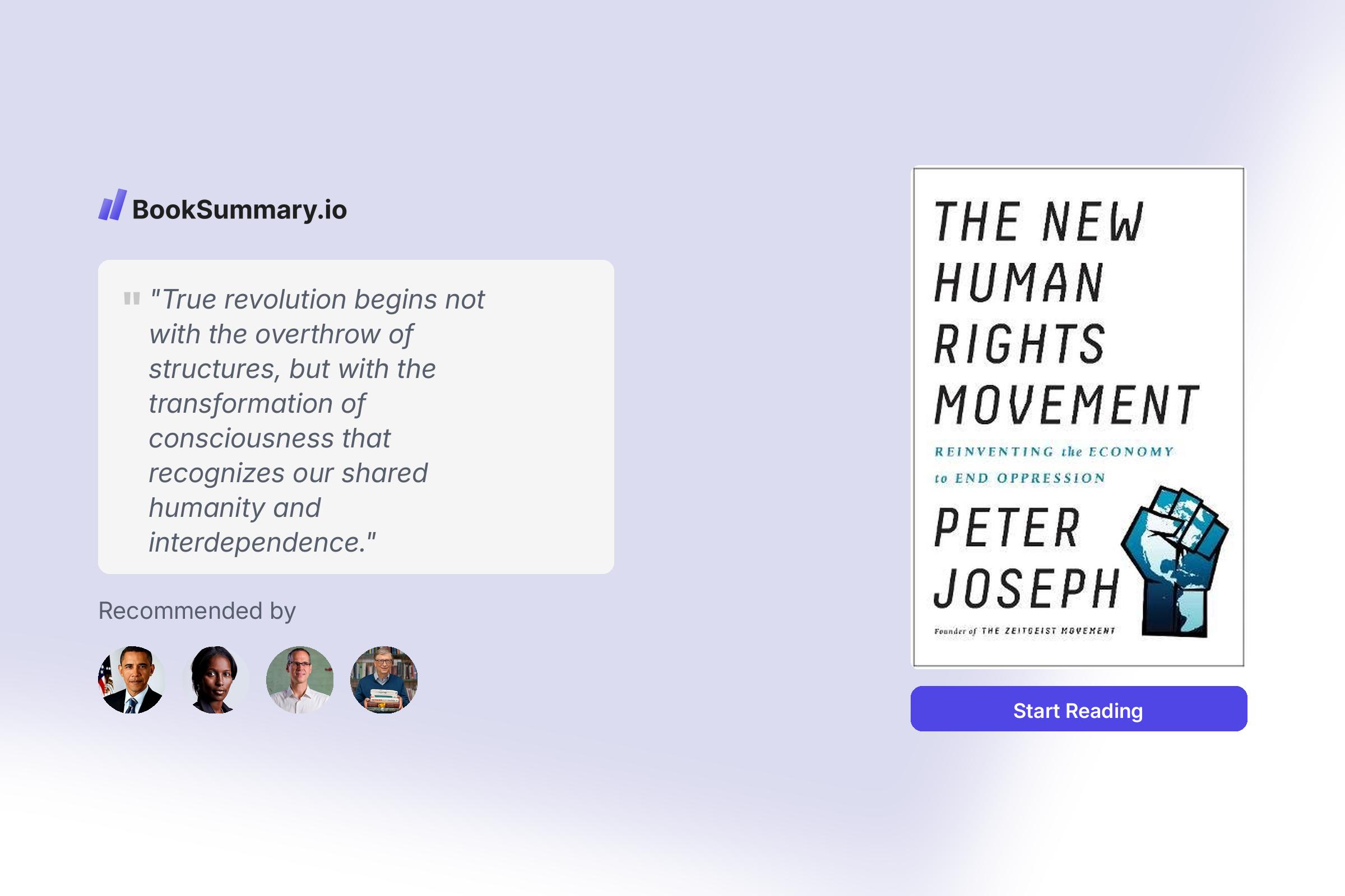 The New Human Rights Movement Book Summary