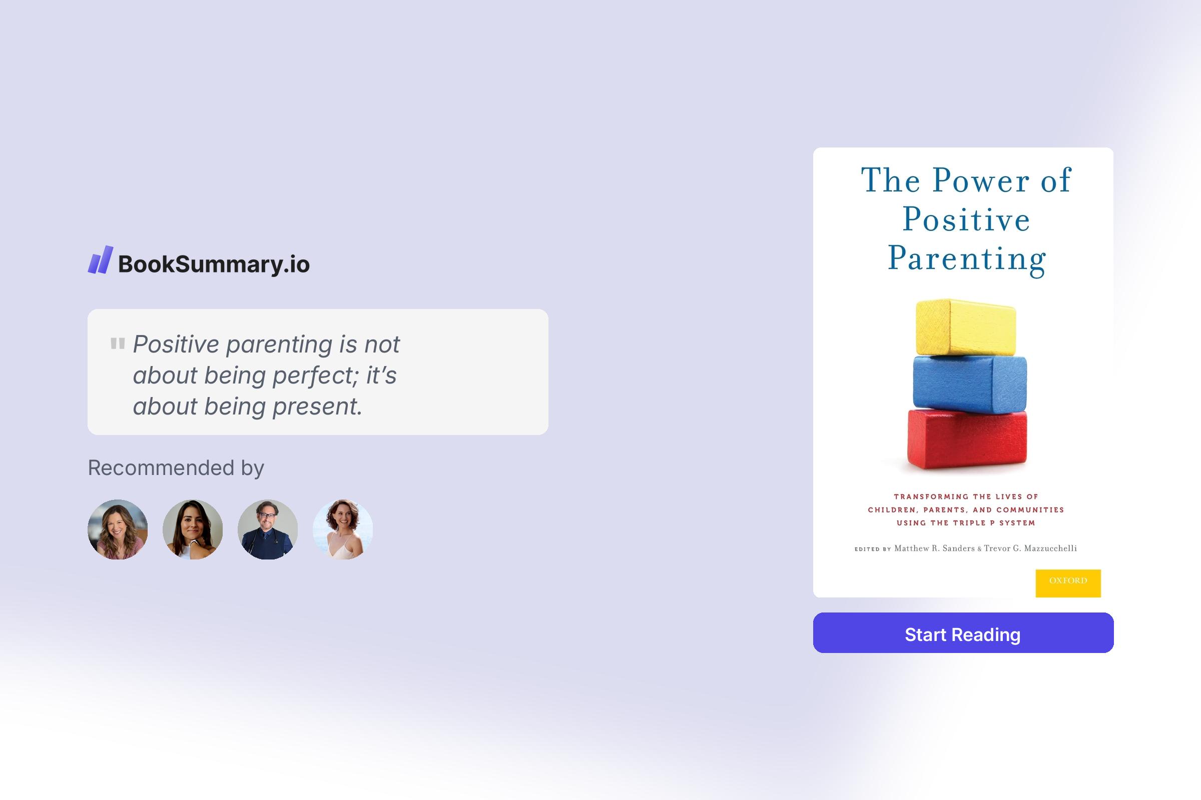 The Power of Positive Parenting Book Summary
