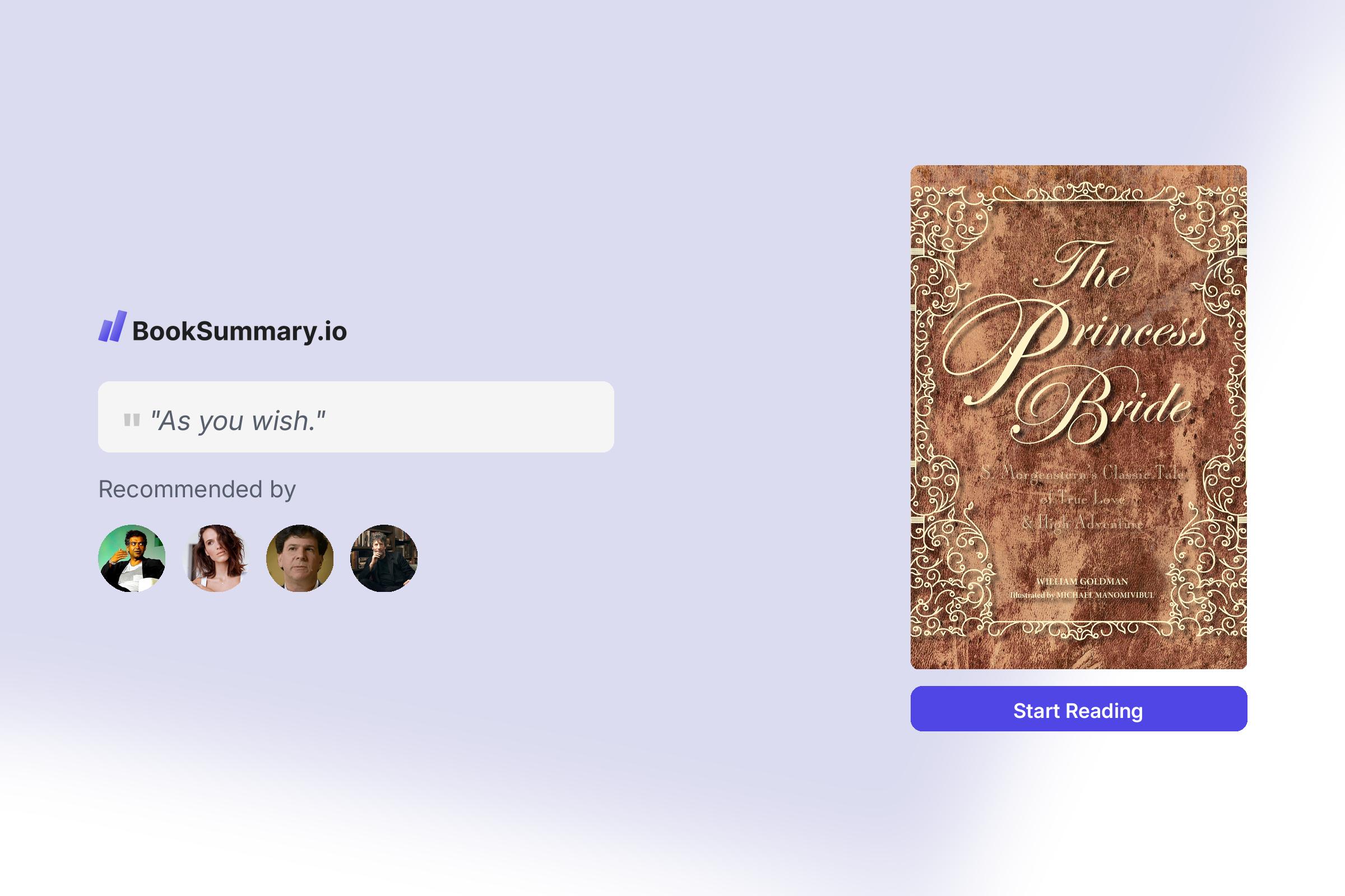 The Princess Bride Book Summary