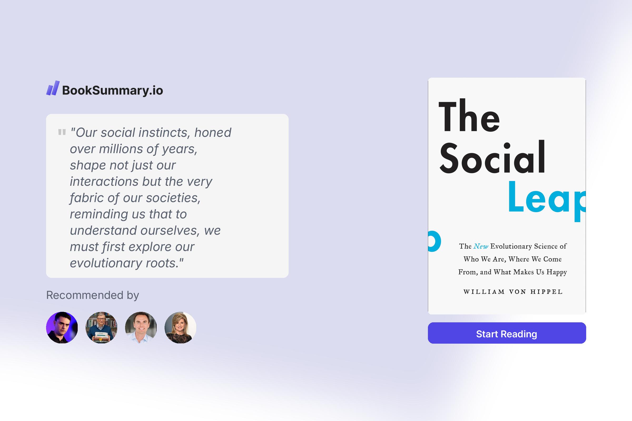 The Social Leap Book Summary