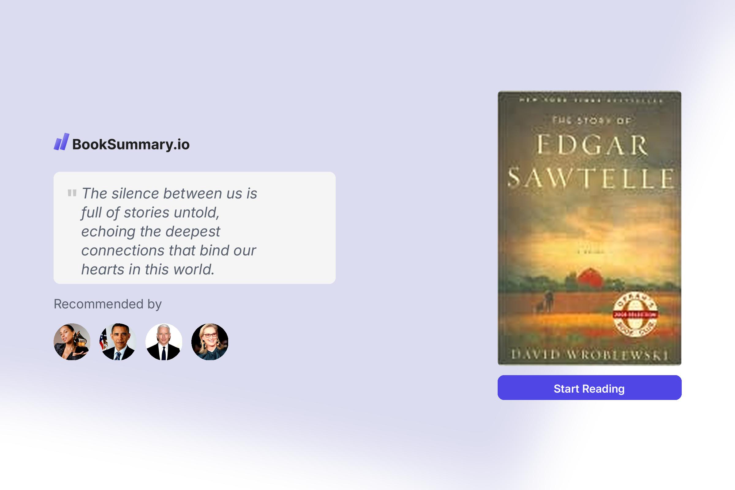 The Story of Edgar Sawtelle Book Summary