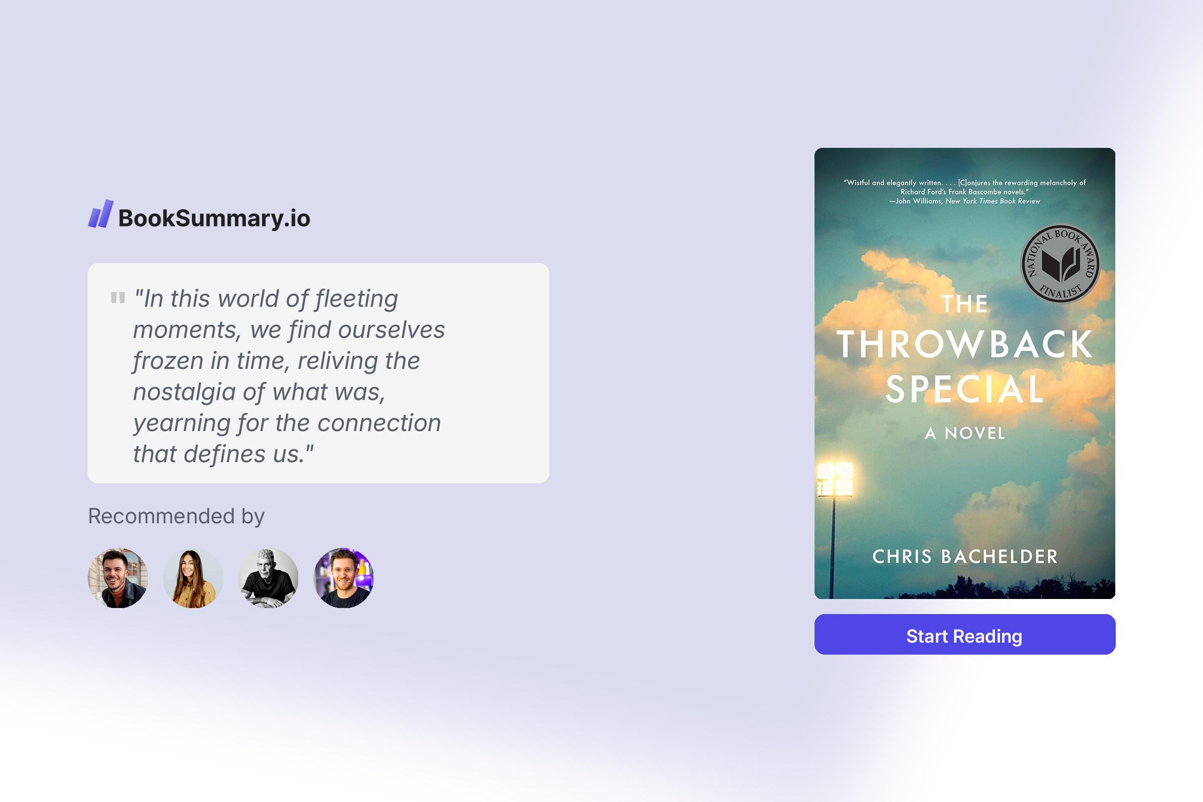 The Throwback Special Book Summary