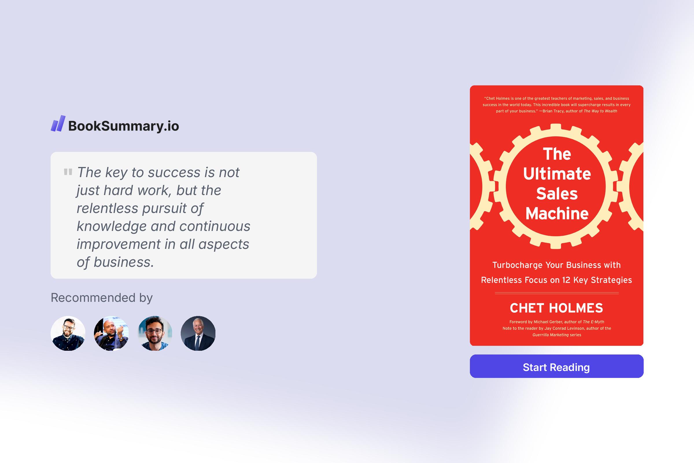 The Ultimate Sales Machine Book Summary