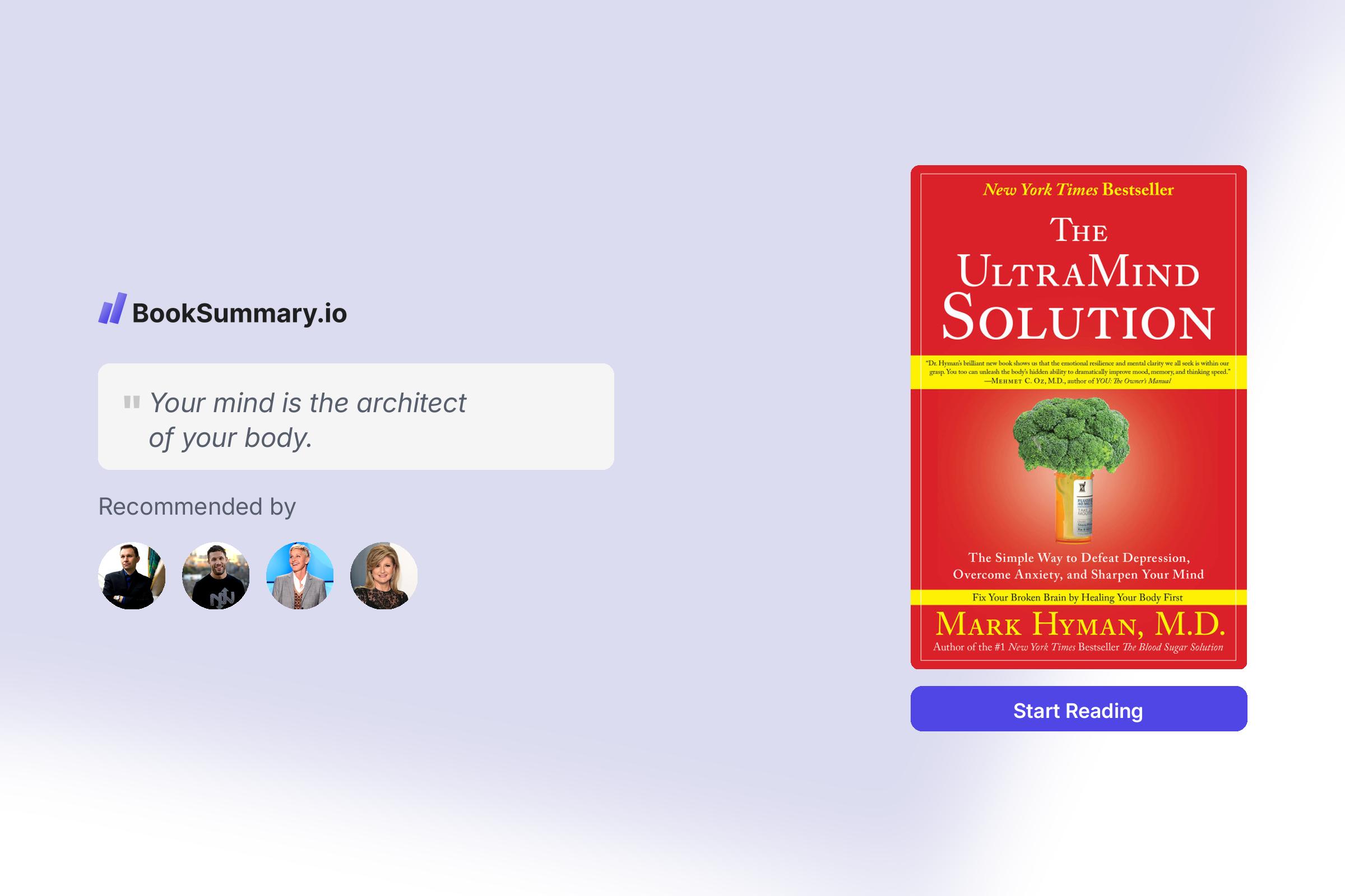 The UltraMind Solution Book Summary