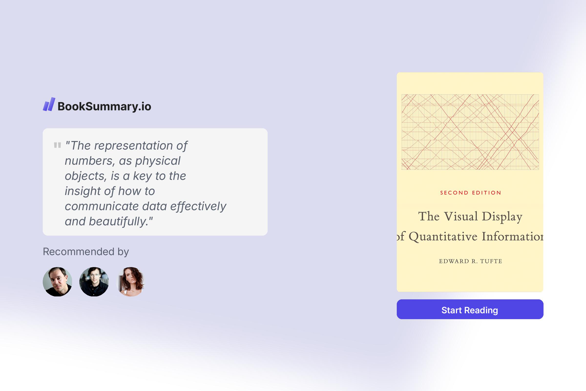 The Visual Display of Quantitative Information Book Summary