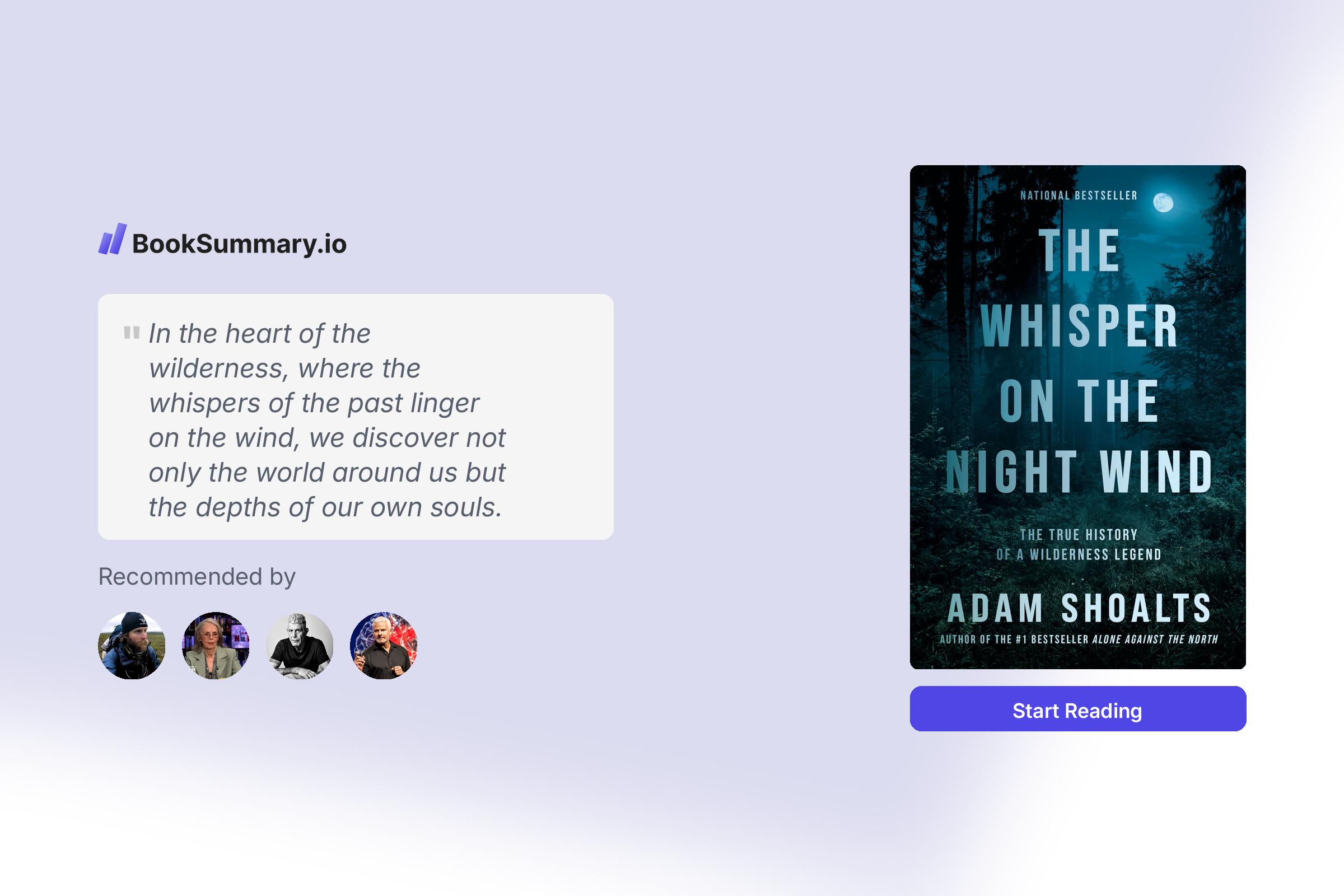 The Whisper on the Night Wind Book Summary