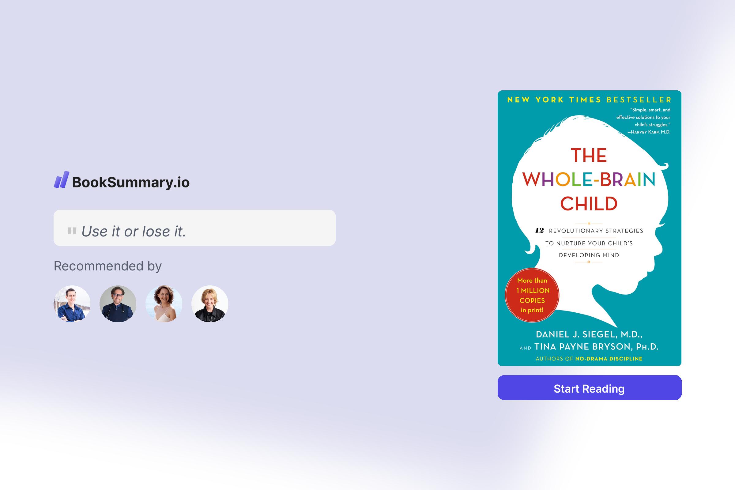 The Whole-Brain Child Book Summary