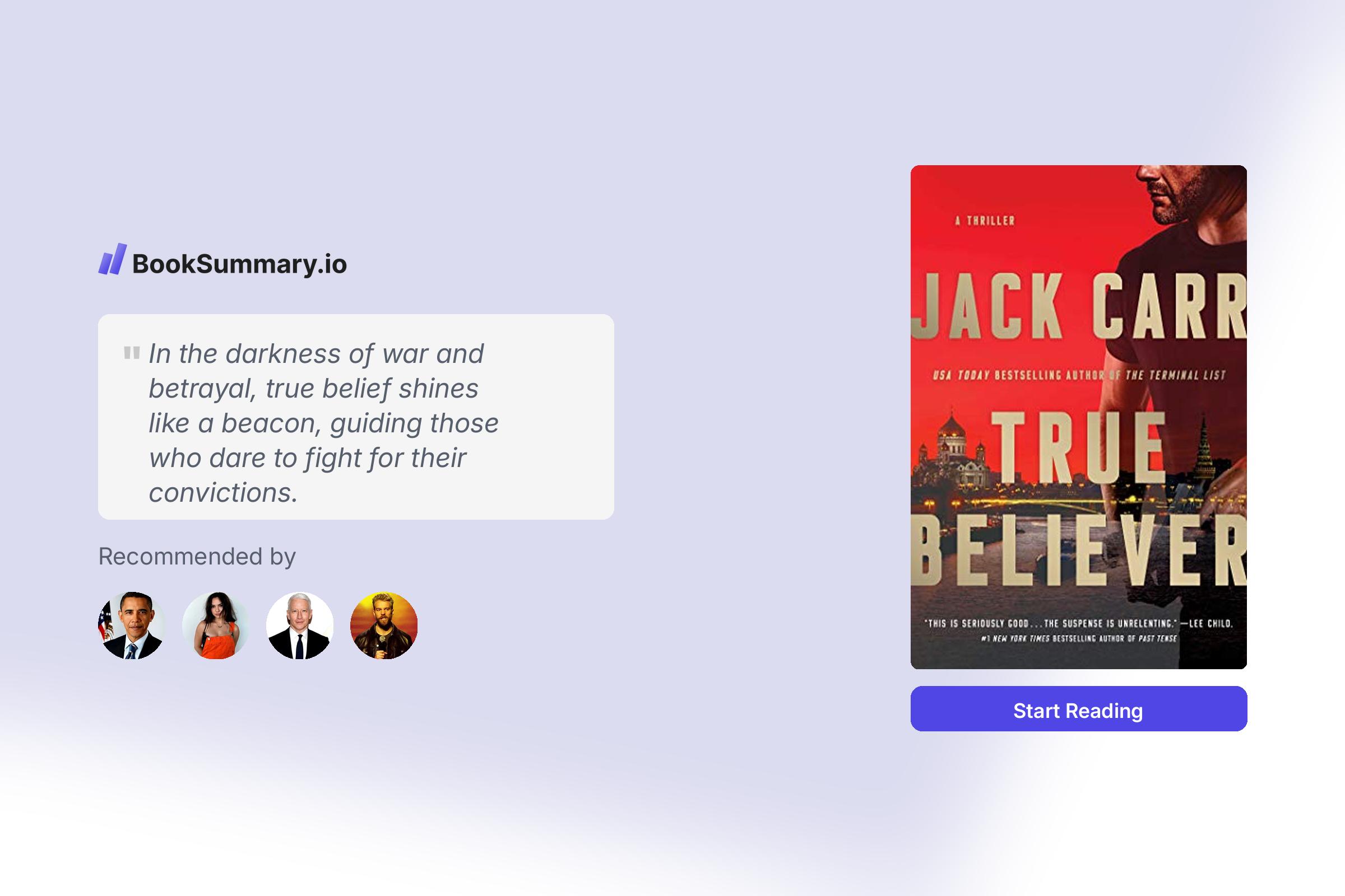 True Believer Book Summary