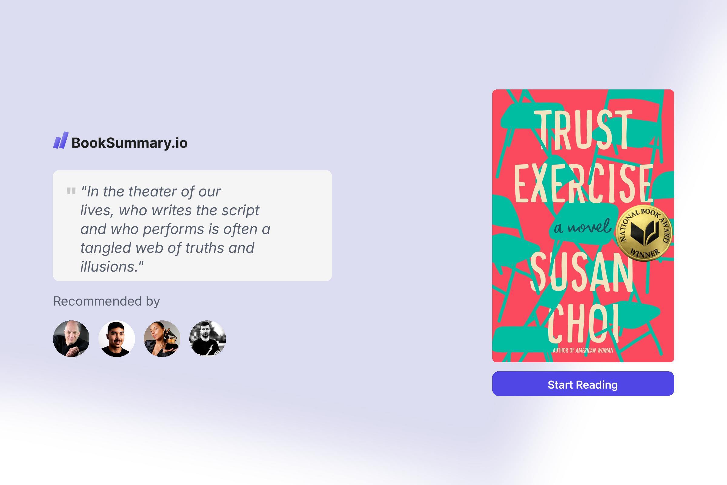 Trust Exercise Book Summary