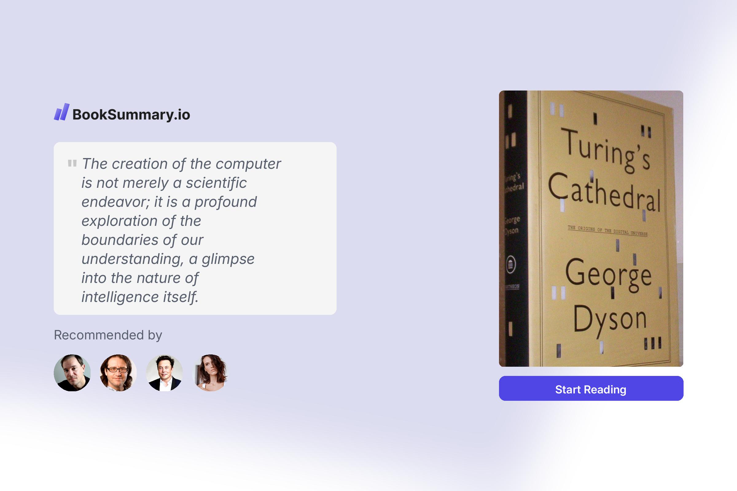 Turing's Cathedral Book Summary