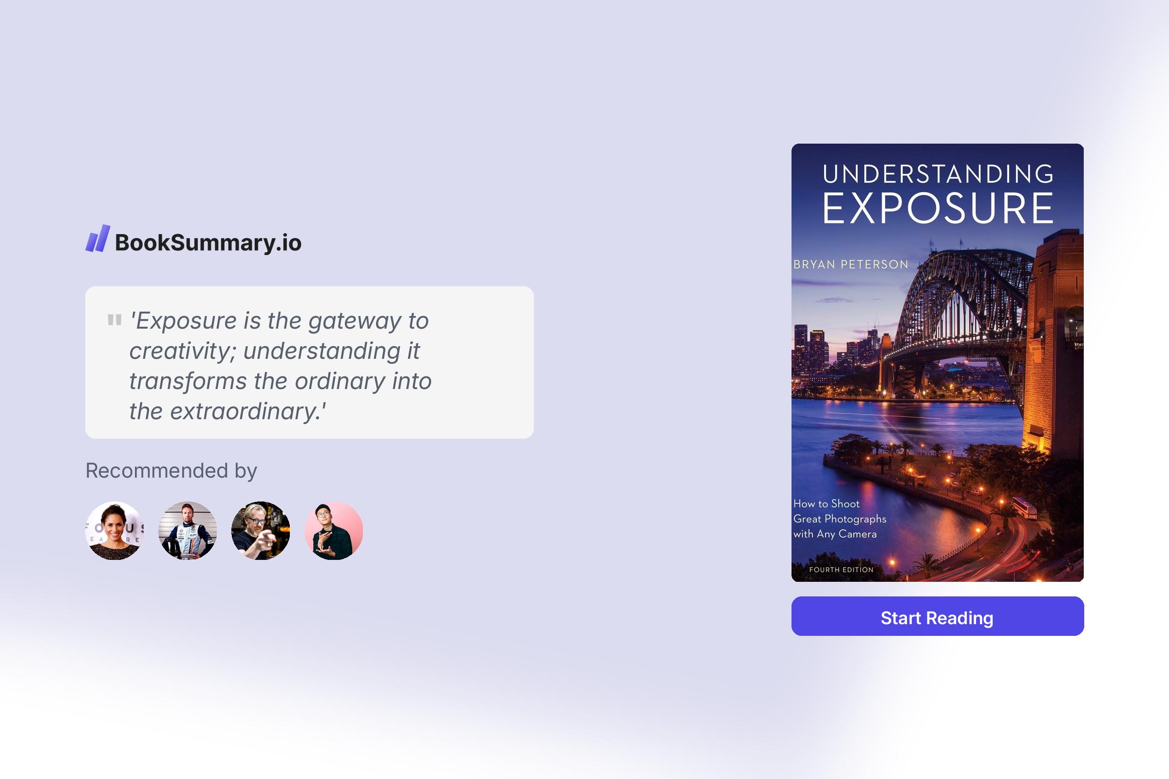 Understanding Exposure, Fourth Edition Book Summary