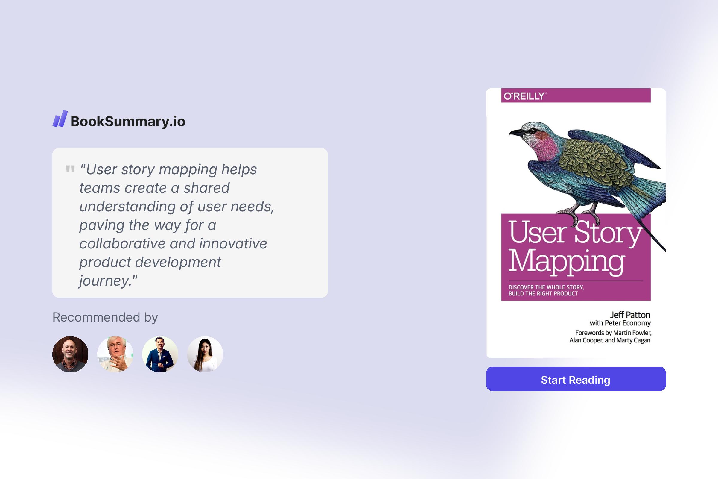 User Story Mapping Book Summary
