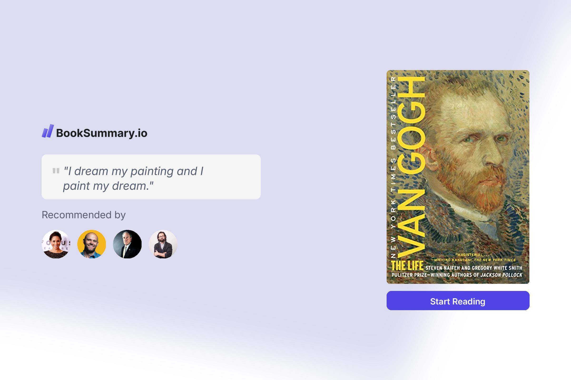 Van Gogh Book Summary