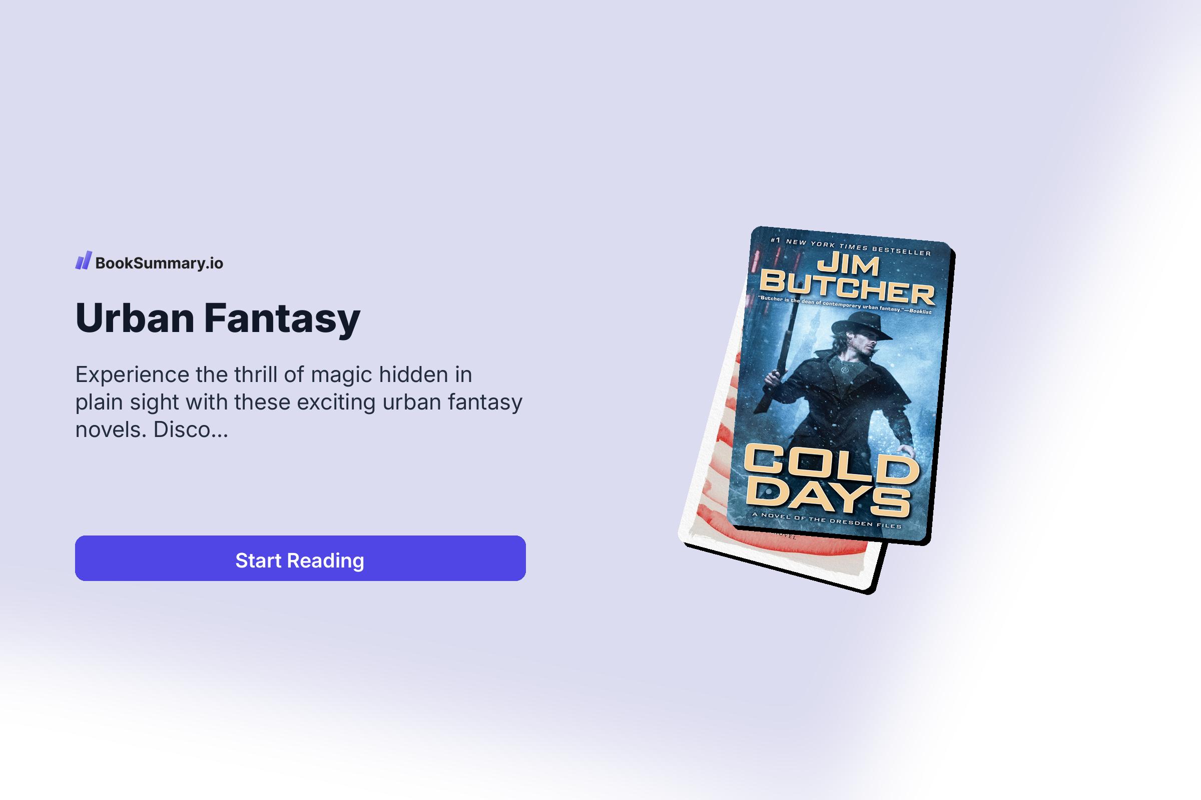 Urban Fantasy Book Summaries & Modern Magic Podcast Episodes