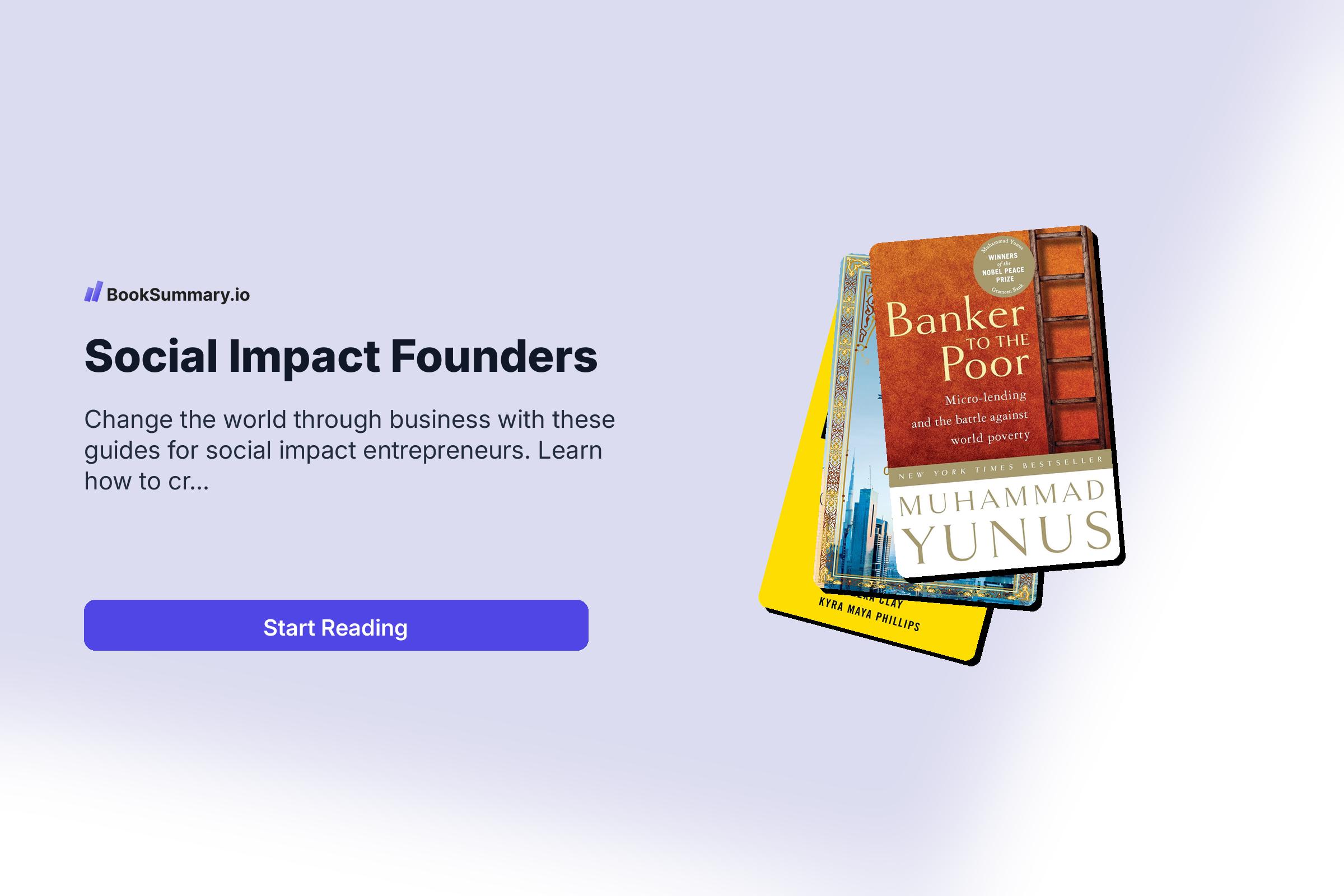 Social Impact Founder Books & Mission-Driven Podcast Episodes