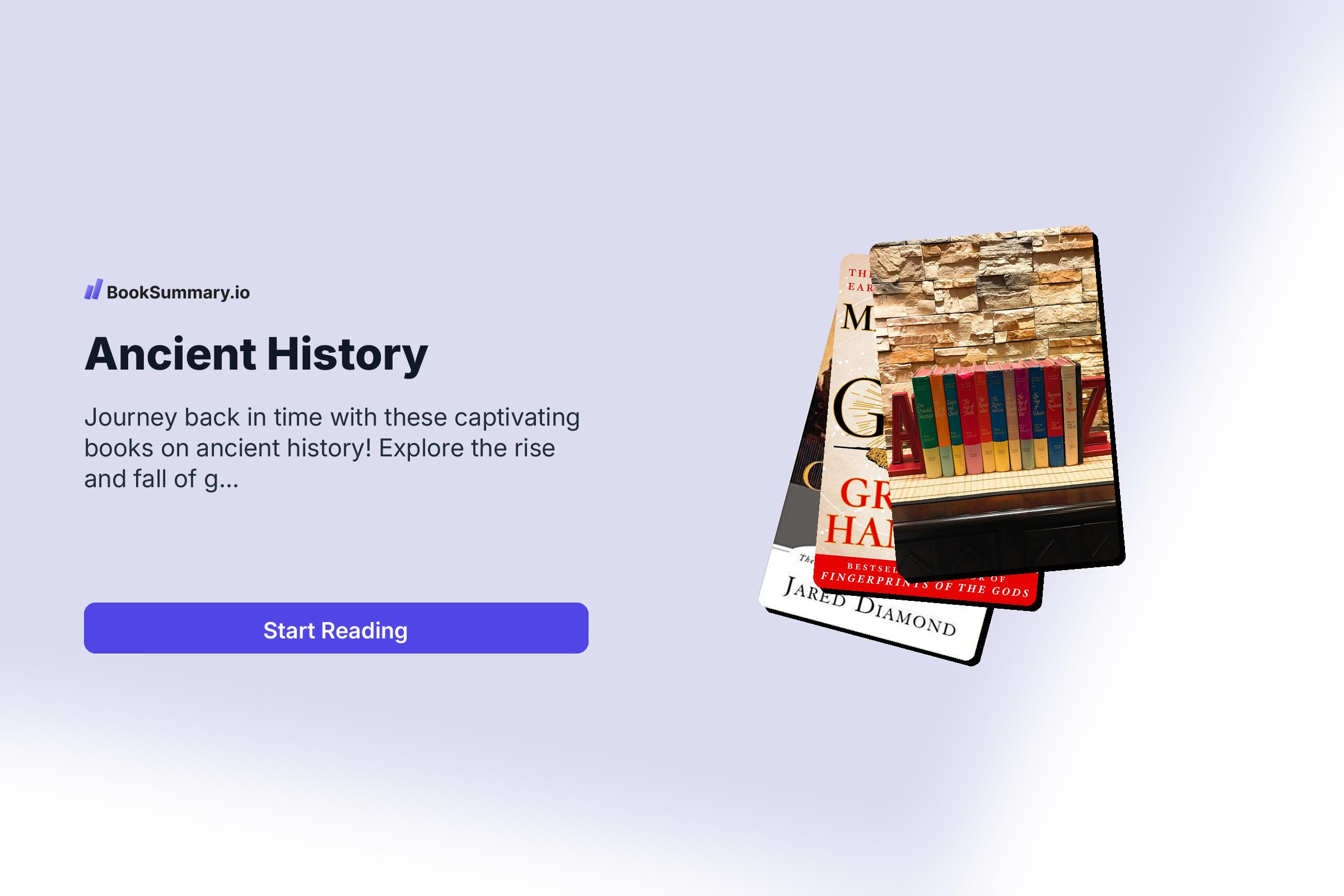 Ancient History Books & Early Civilization Podcast Episodes