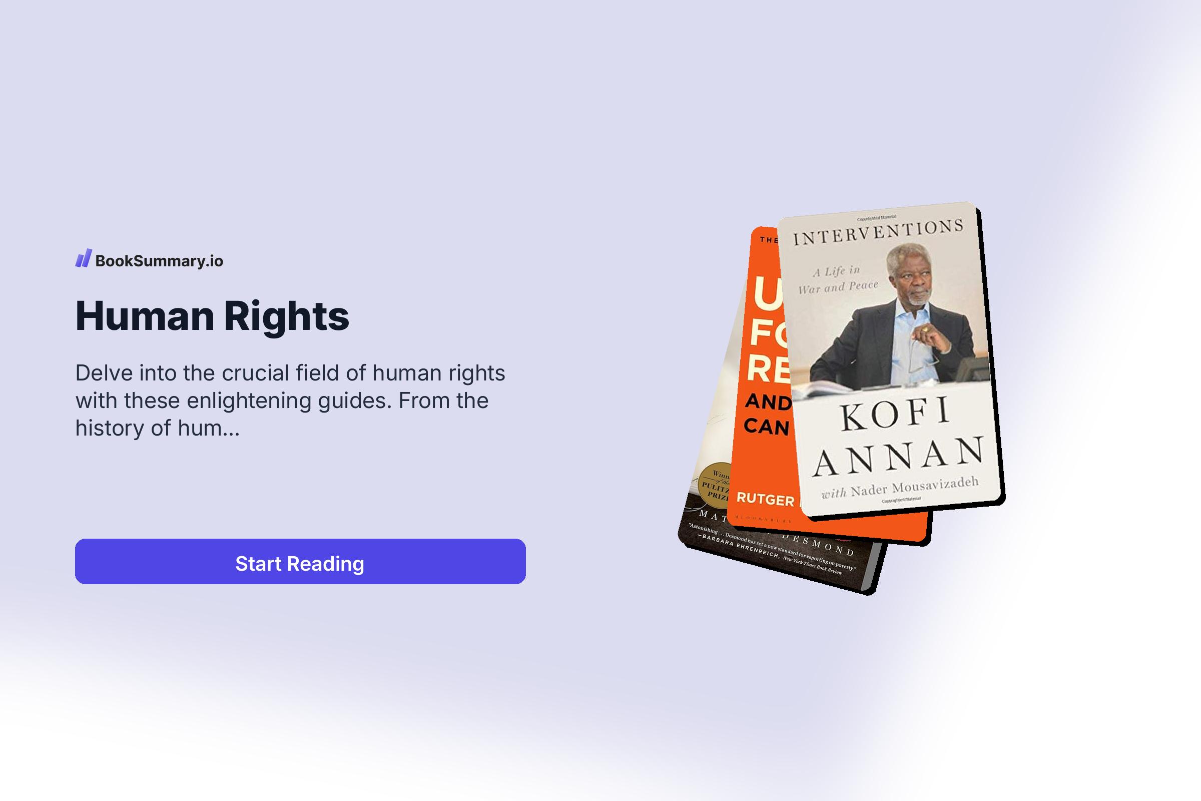 Human Rights Books & Social Justice Podcast Summaries