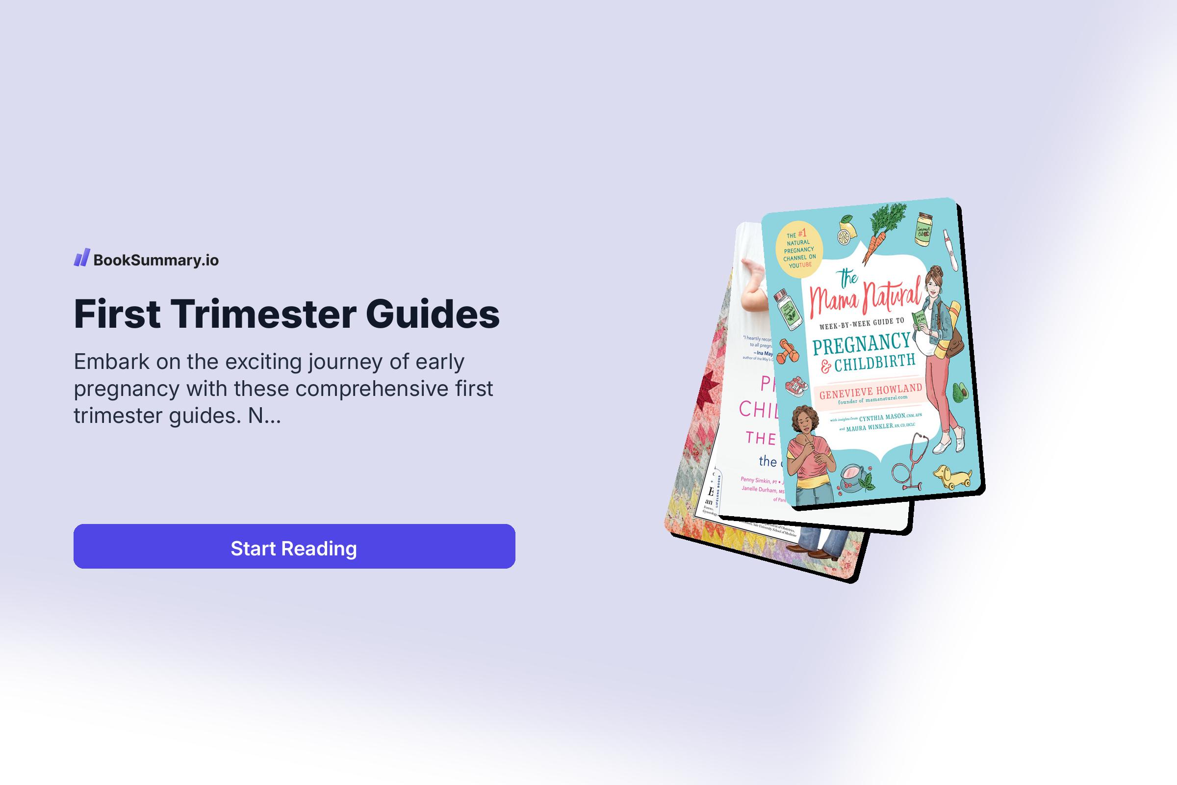 First Trimester Book Summaries & Pregnancy Podcast Episodes