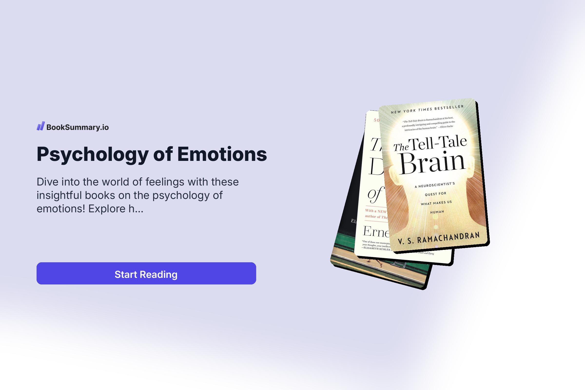 Emotion Psychology Books & Feeling Science Podcast Episodes