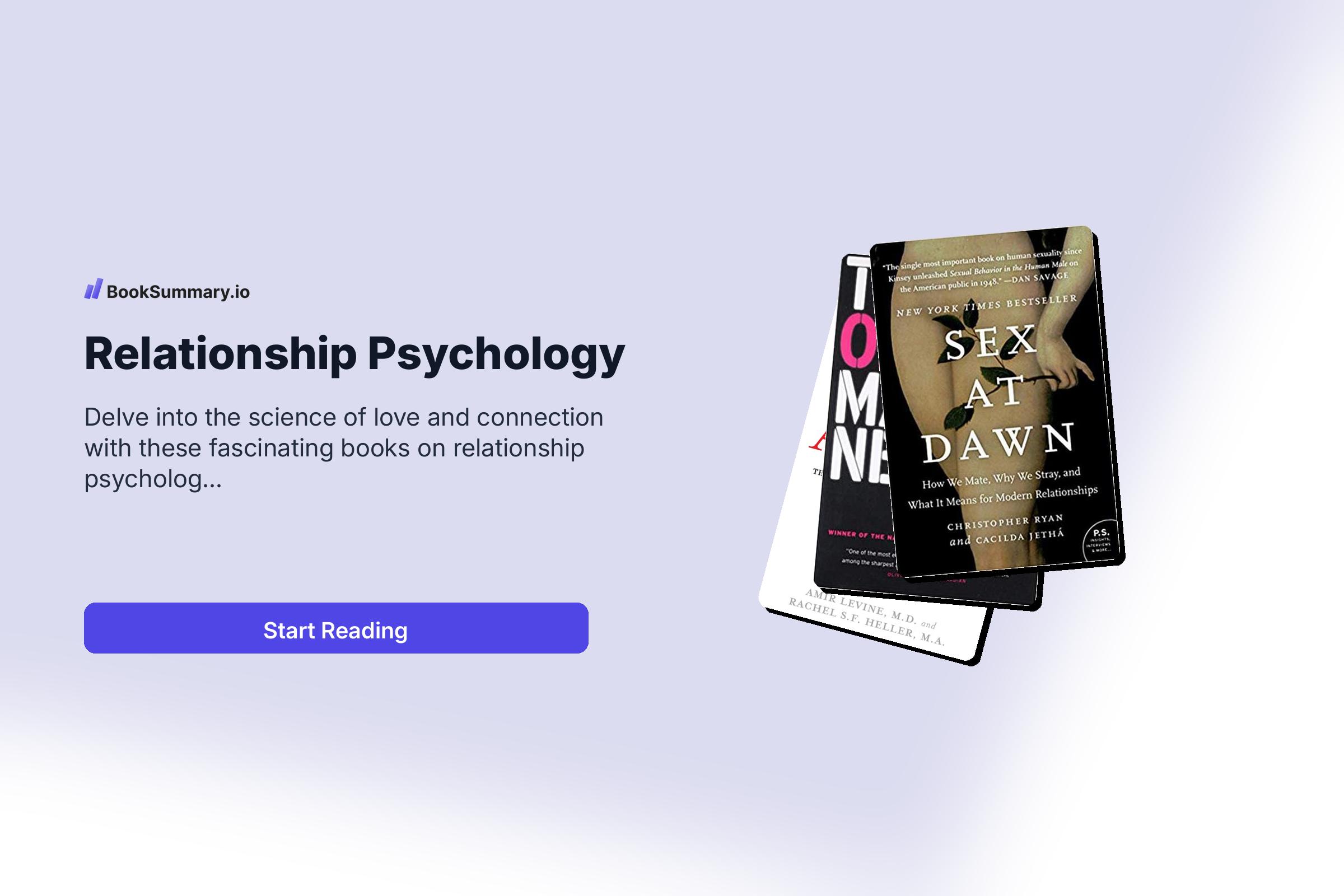 Relationship Psychology Books & Couple Dynamics Podcast Episodes