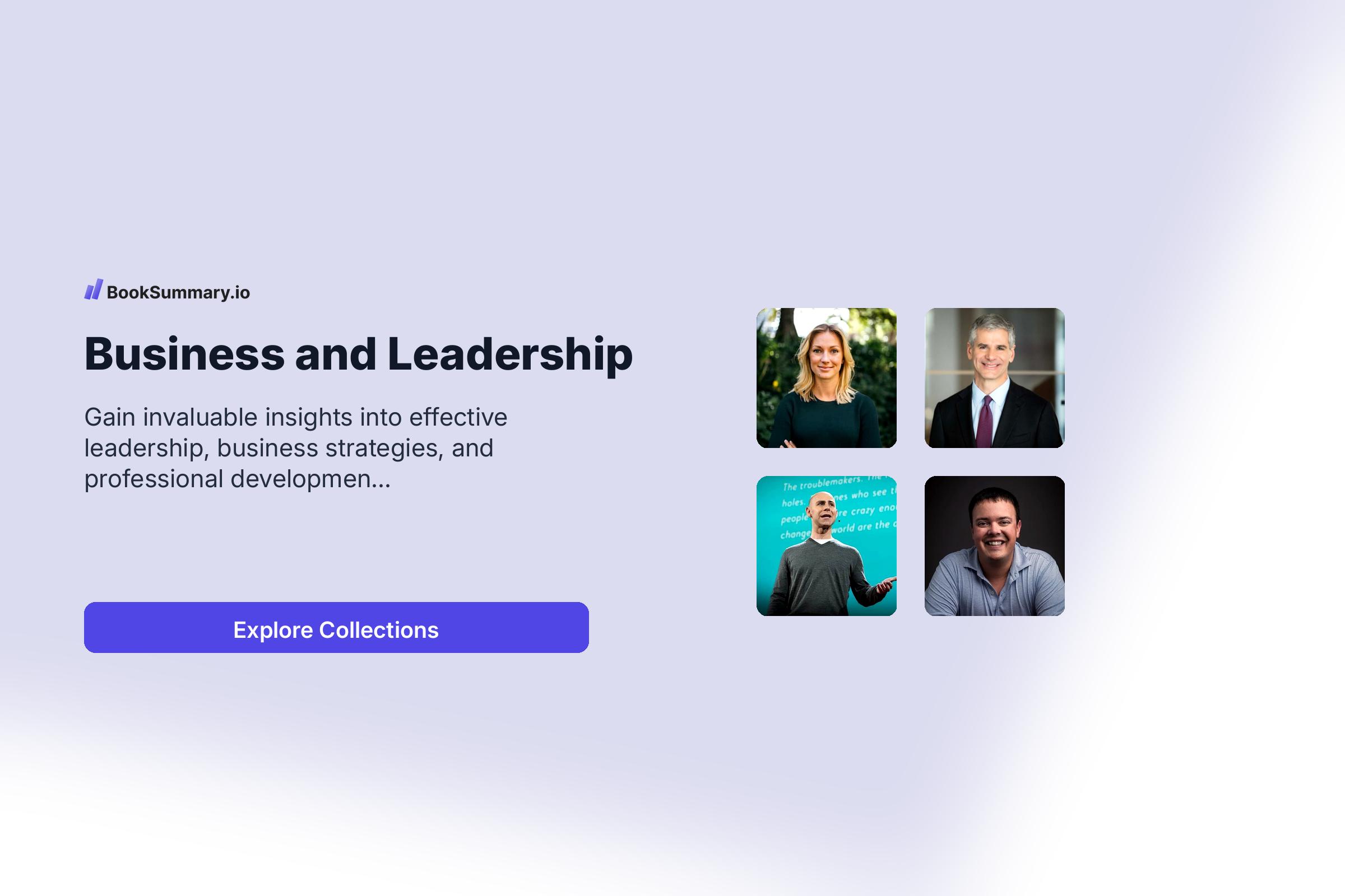 Essential Business & Leadership Book Summaries for Success